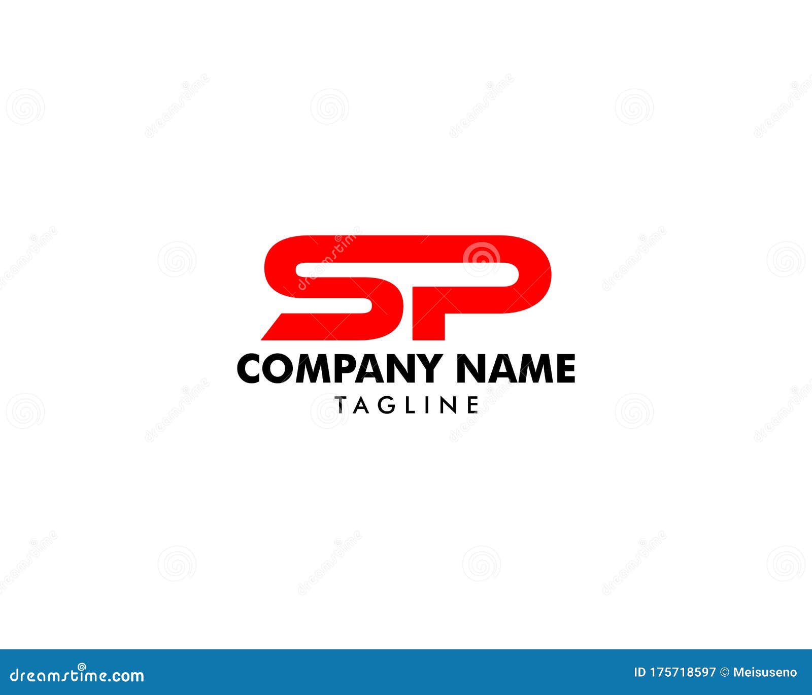 Initial Letter SP Logo Template Design Stock Vector - Illustration of ...