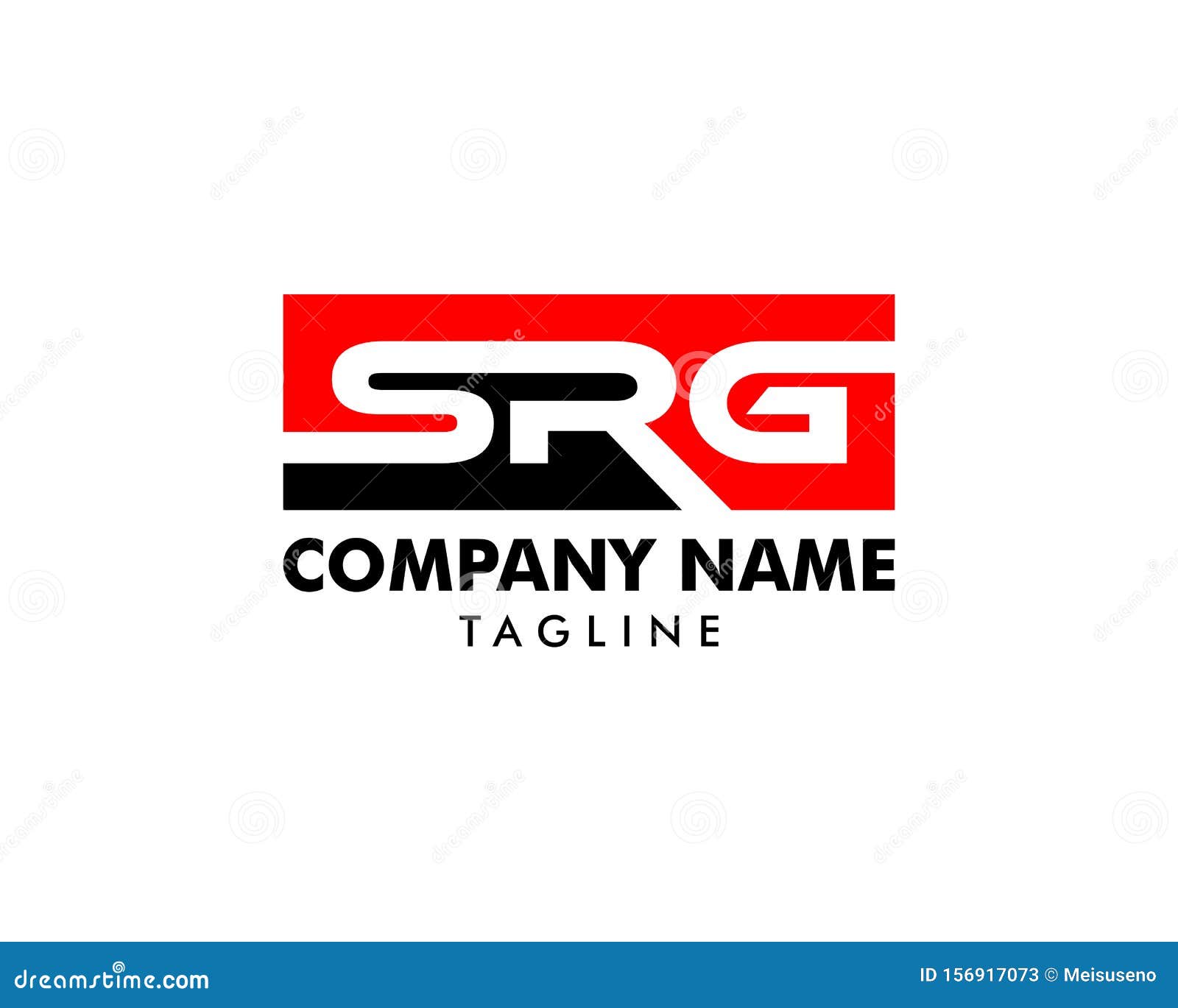 Initial Letter SRG Logo Template Design Stock Vector - Illustration of ...