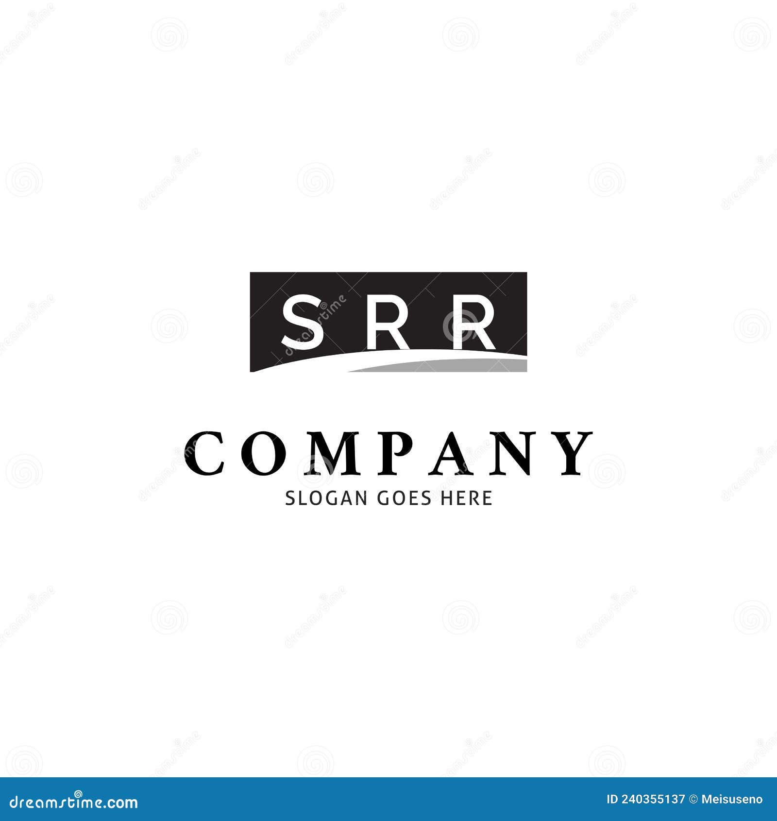 Initial Letter SRR Icon Vector Logo Template Illustration Design Stock ...