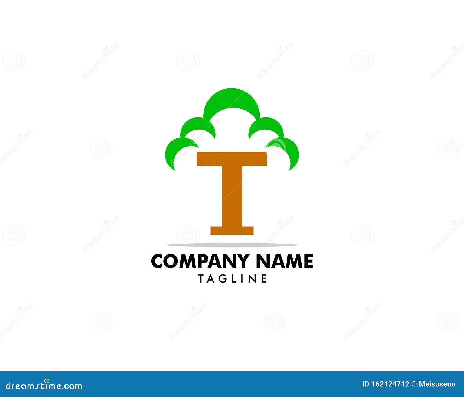 Initial Letter T Tree Logo Icon Vector Illustration Design Template ...