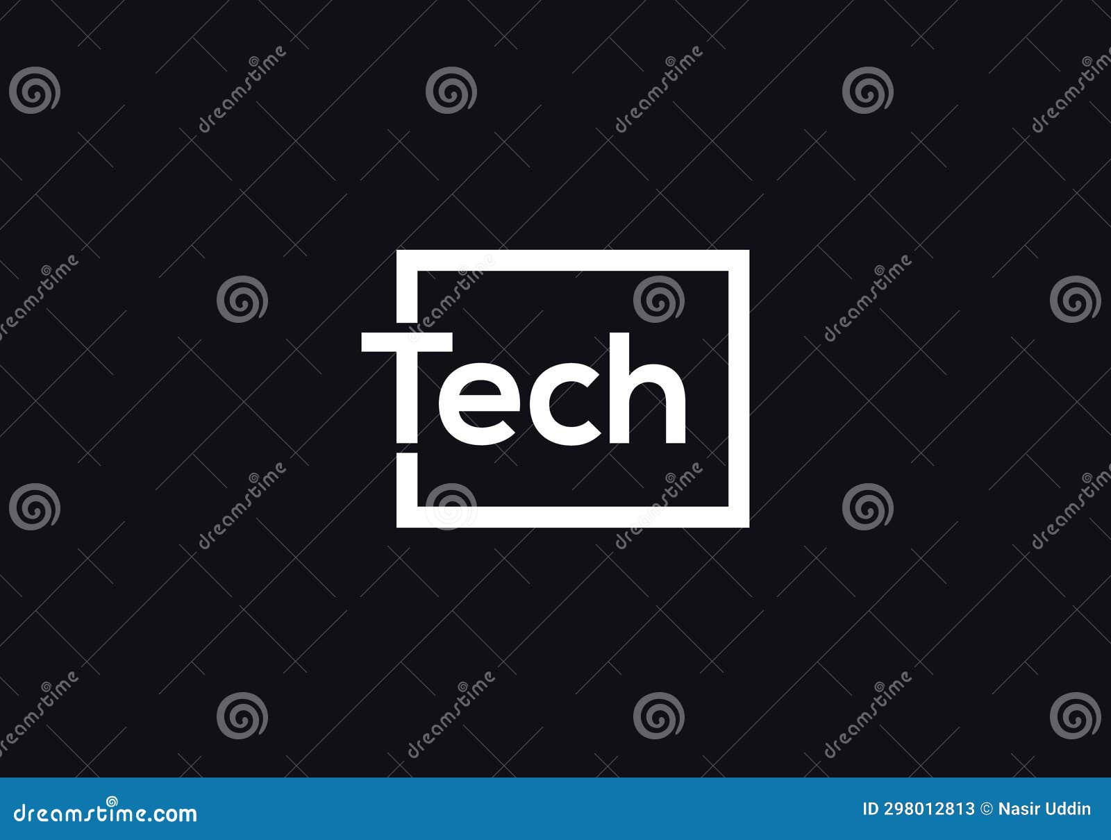Initial Letter Tech Logo Design Vector Template. Creative Abstract Tech ...
