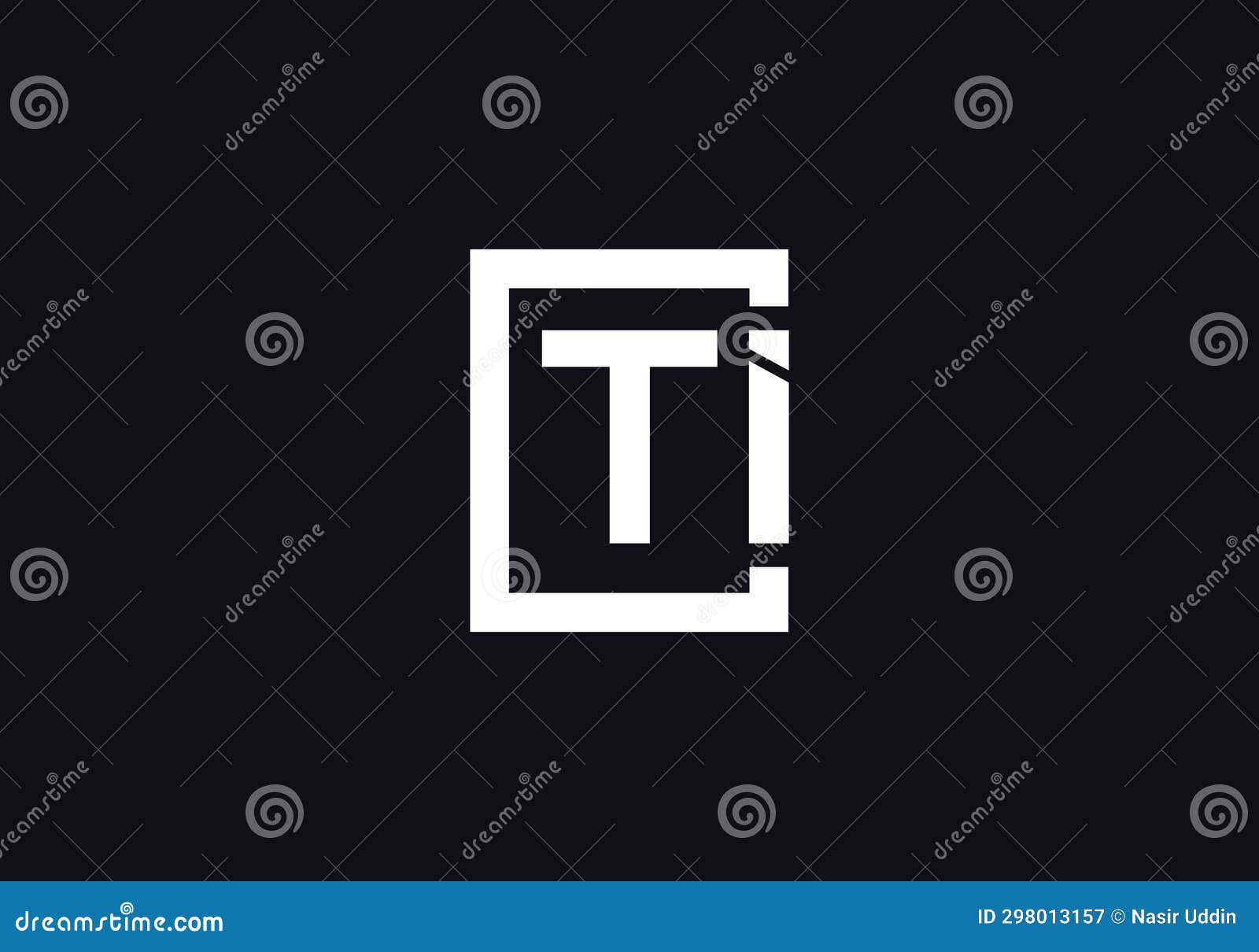 Initial Letter Ti Logo or Ti Logo Vector Design Template. Creative ...