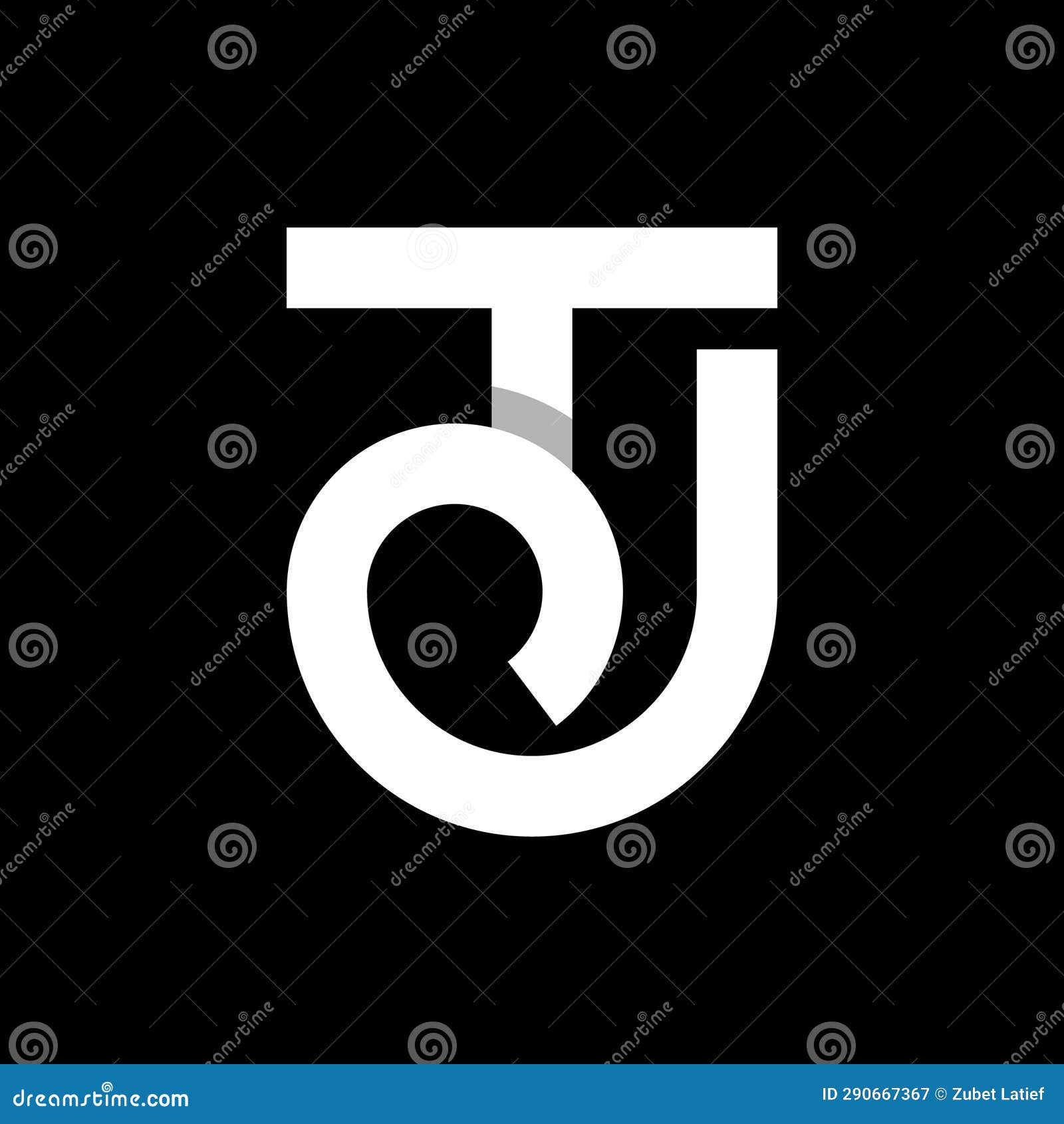 Initial Letter Tj Monogram Unique Line Modern Logo Stock Vector ...