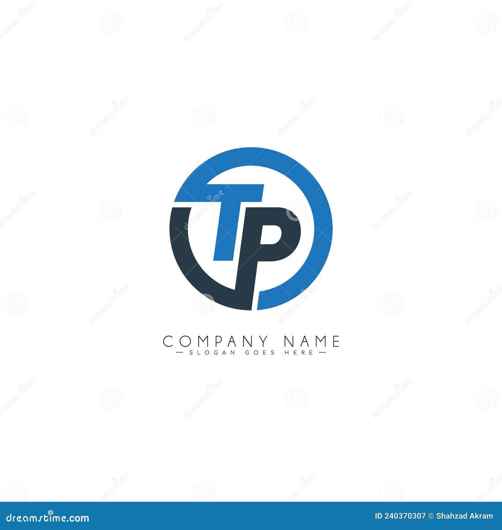 Initial Letter TP Logo, Simple Alphabet Logo Stock Vector ...