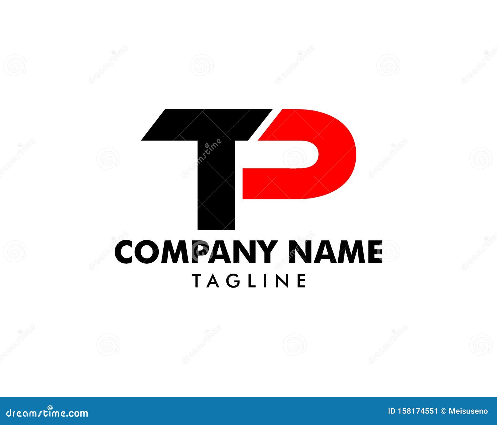 Initial Letter TP Logo Template Design Stock Vector - Illustration of ...