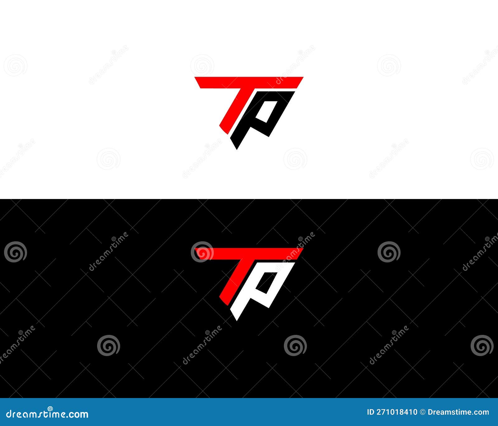 Initial Letter TP Logo Template Design Stock Vector - Illustration of ...