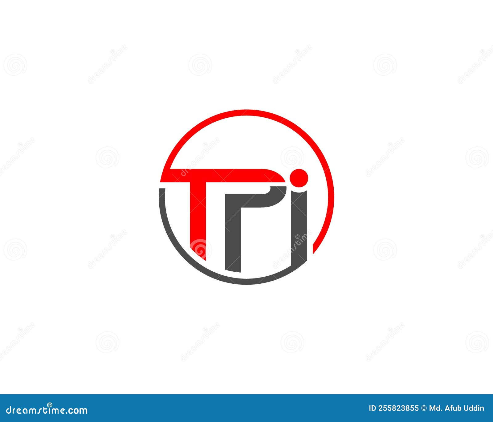 Initial Letter TPI Logo Design Stock Vector - Illustration of line ...