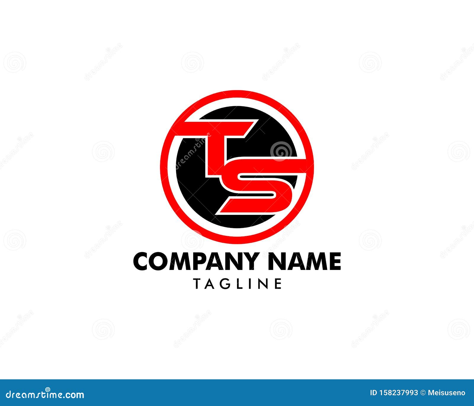 Initial Letter TS Logo Template Design Stock Vector - Illustration of ...