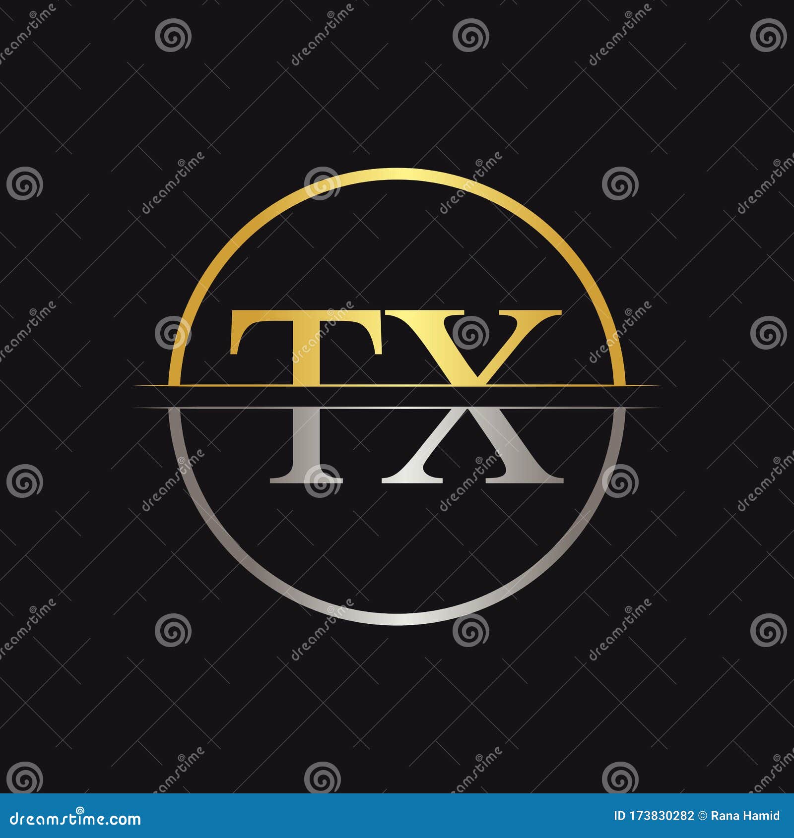 Initial Letter TX Logo Design Vector Template. Linked Typography TX ...