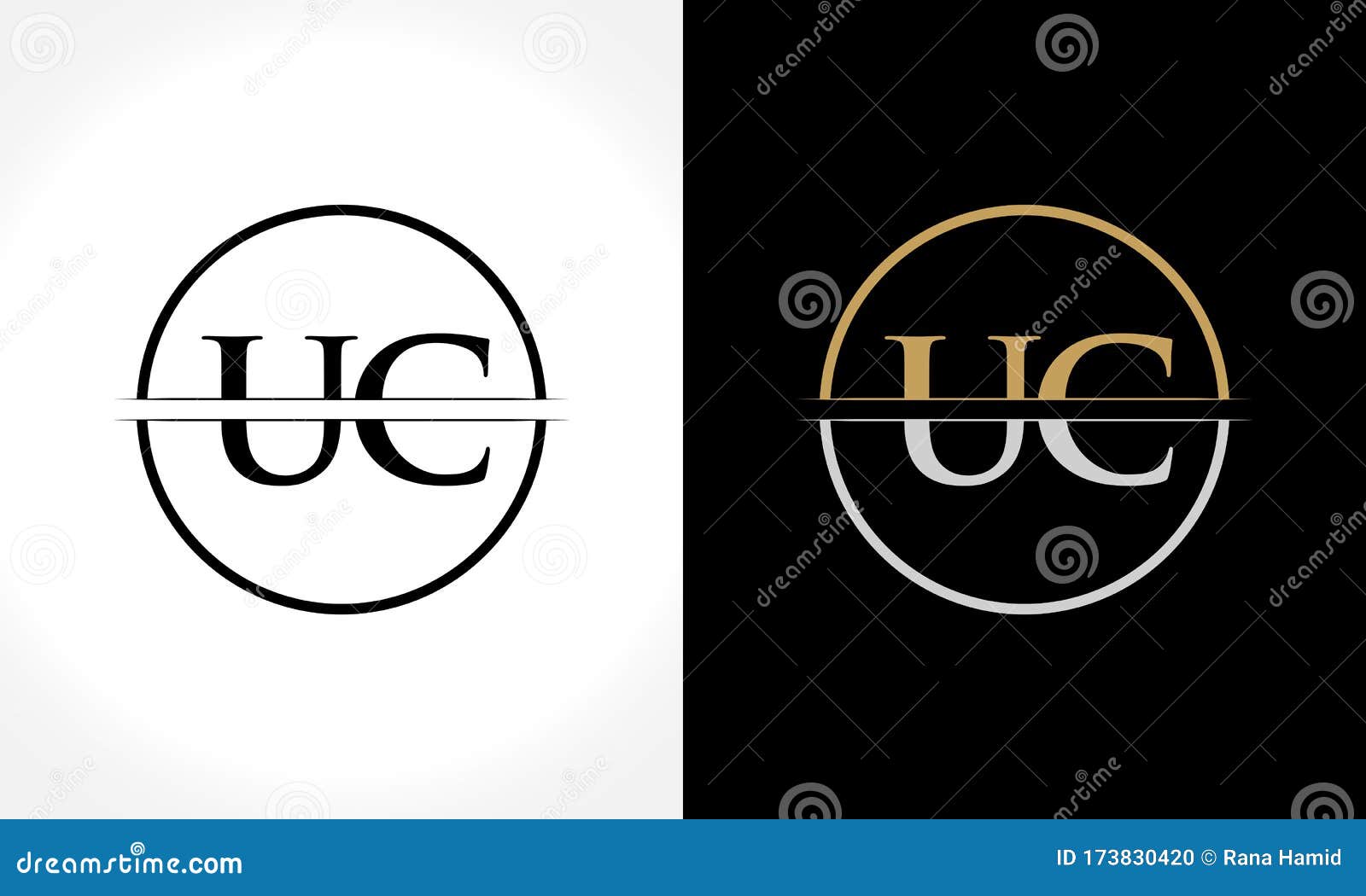 Initial Letter UC Logo Design Vector Template. UC Letter Logo Design ...