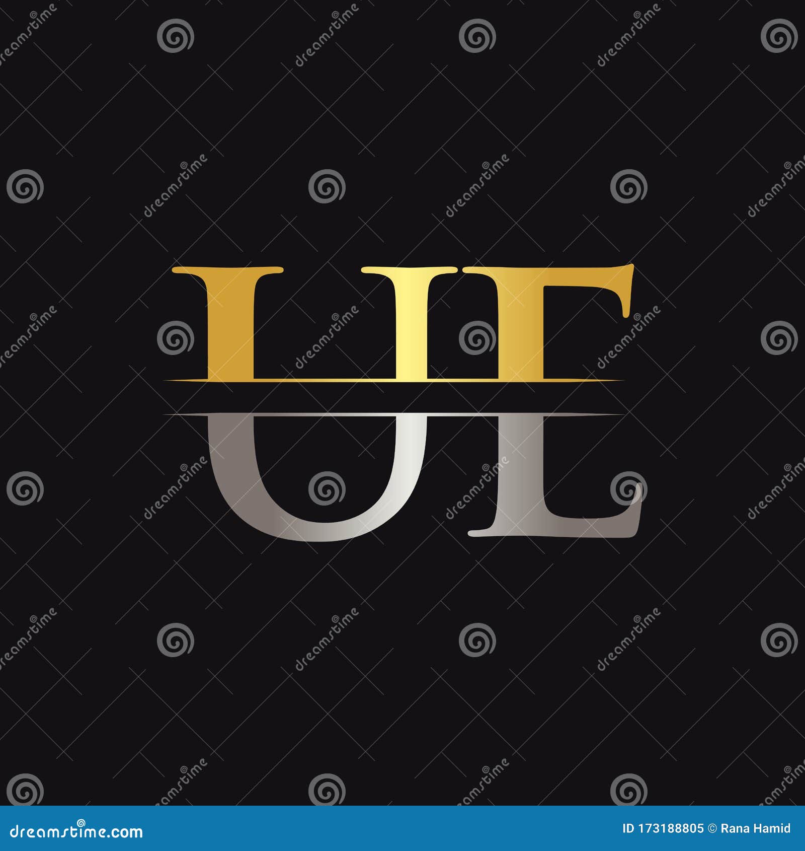 Initial Letter UE Logo Design Vector Template. UE Letter Logo Design ...