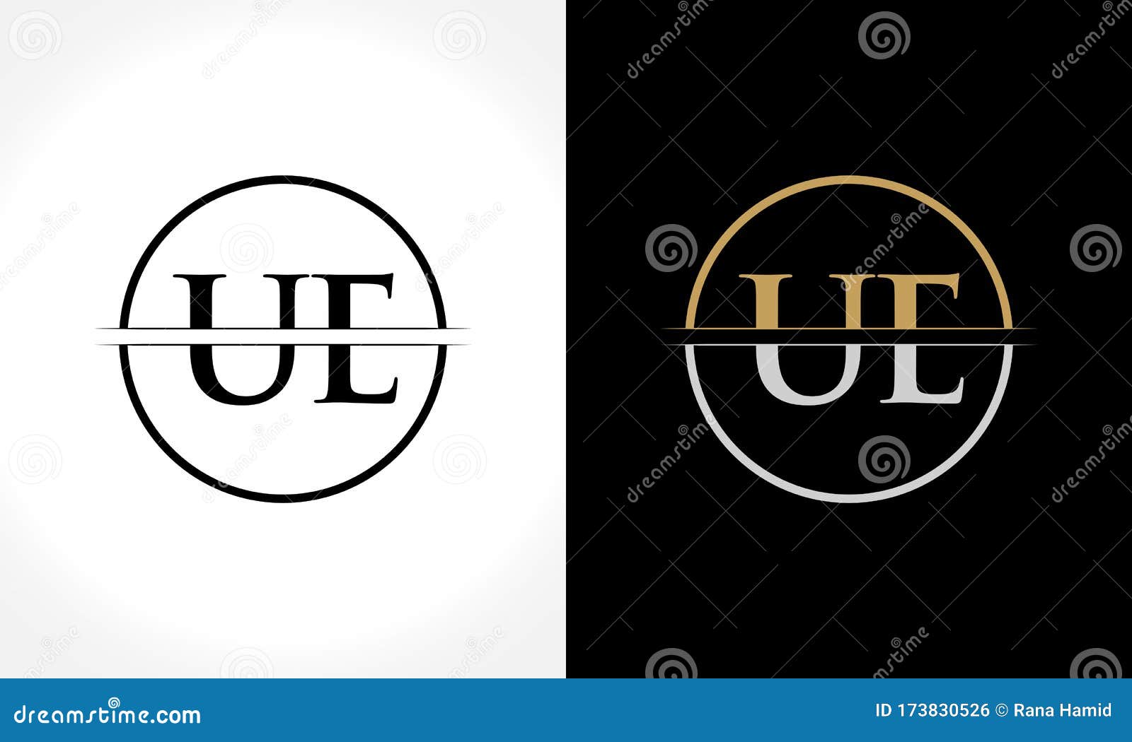 Initial Letter UE Logo Design Vector Template. UE Letter Logo Design ...