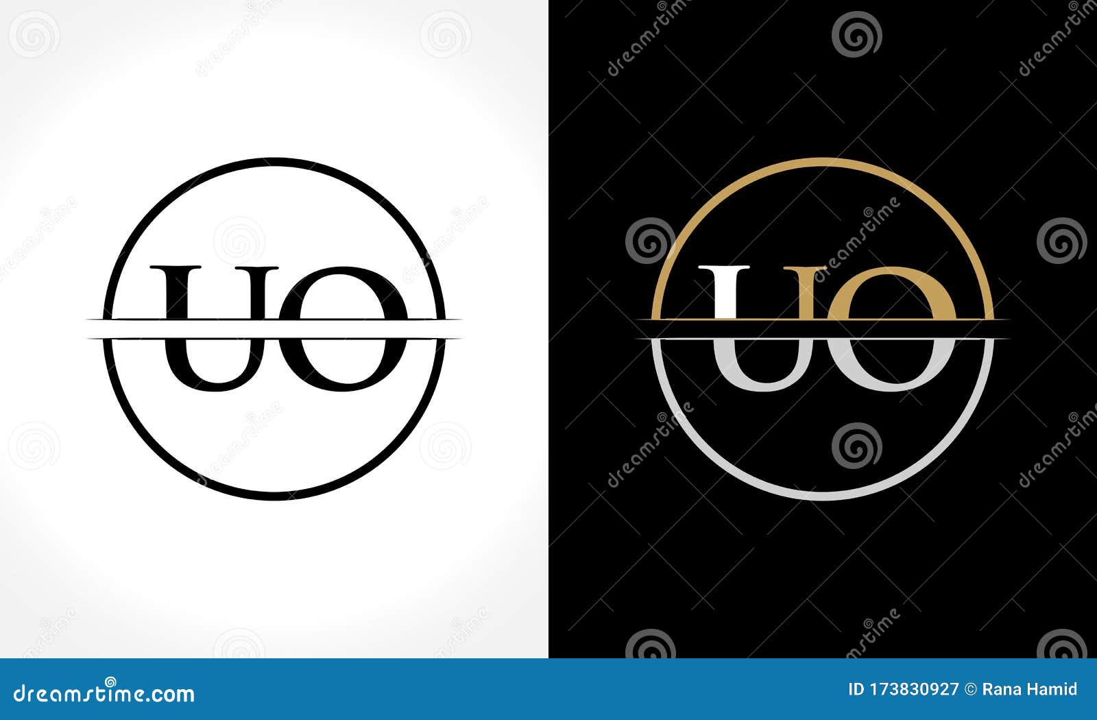Initial Letter UO Logo Design Vector Template. UO Letter Logo Design ...