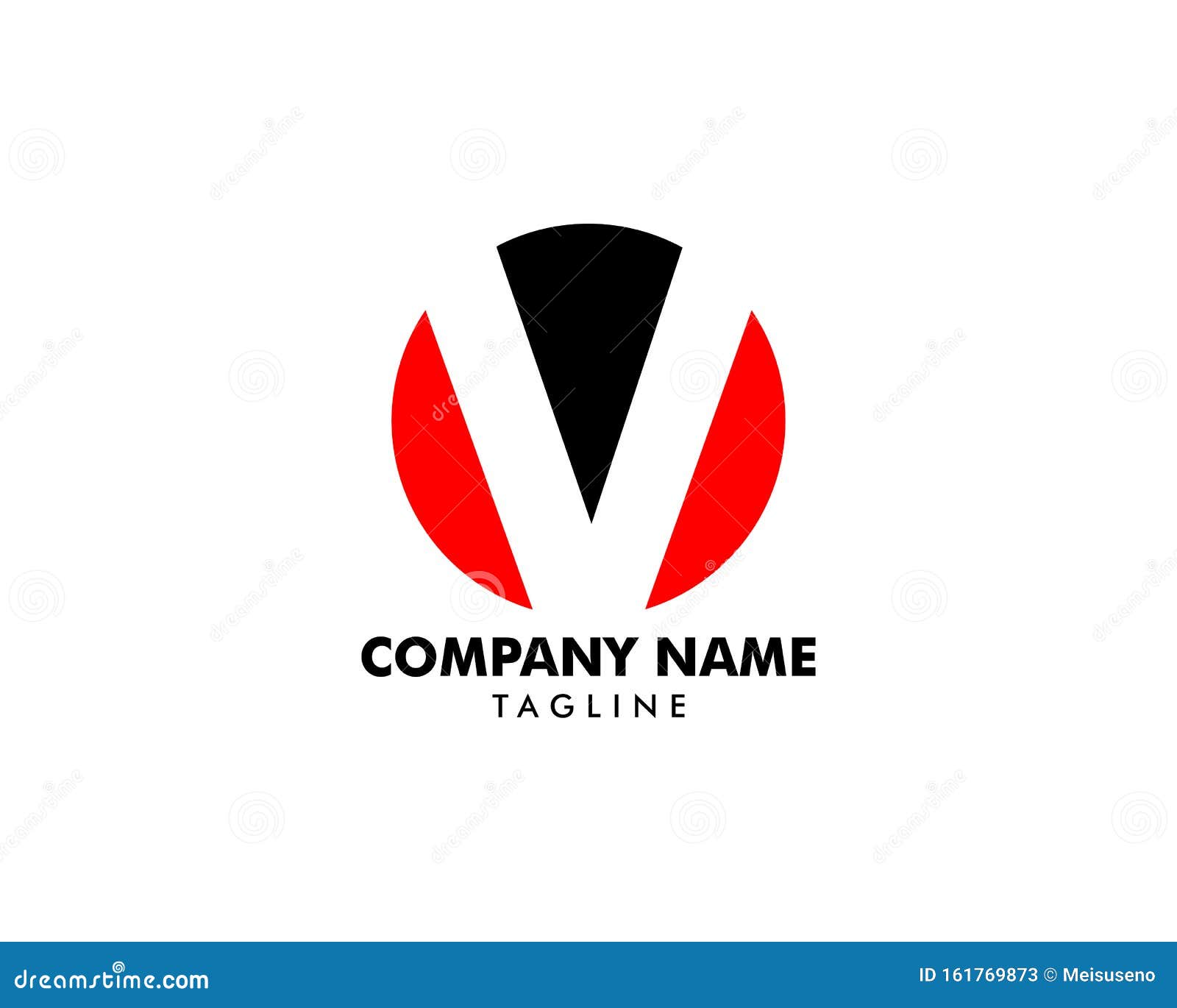 Initial Letter V Logo Template Design Stock Vector - Illustration of ...