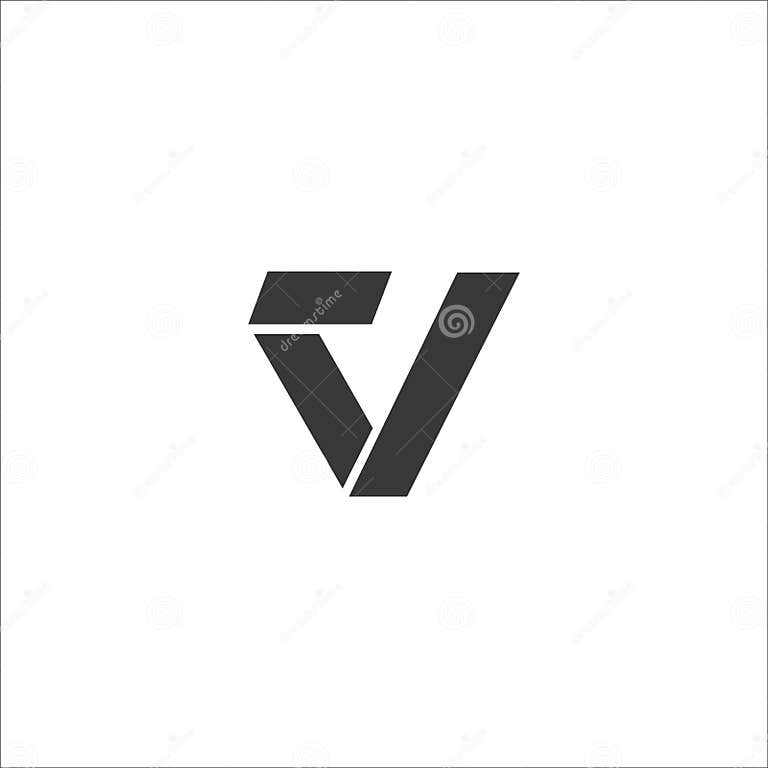 Initial Letter V Logo or Vv Logo Vector Design Template Stock Vector ...