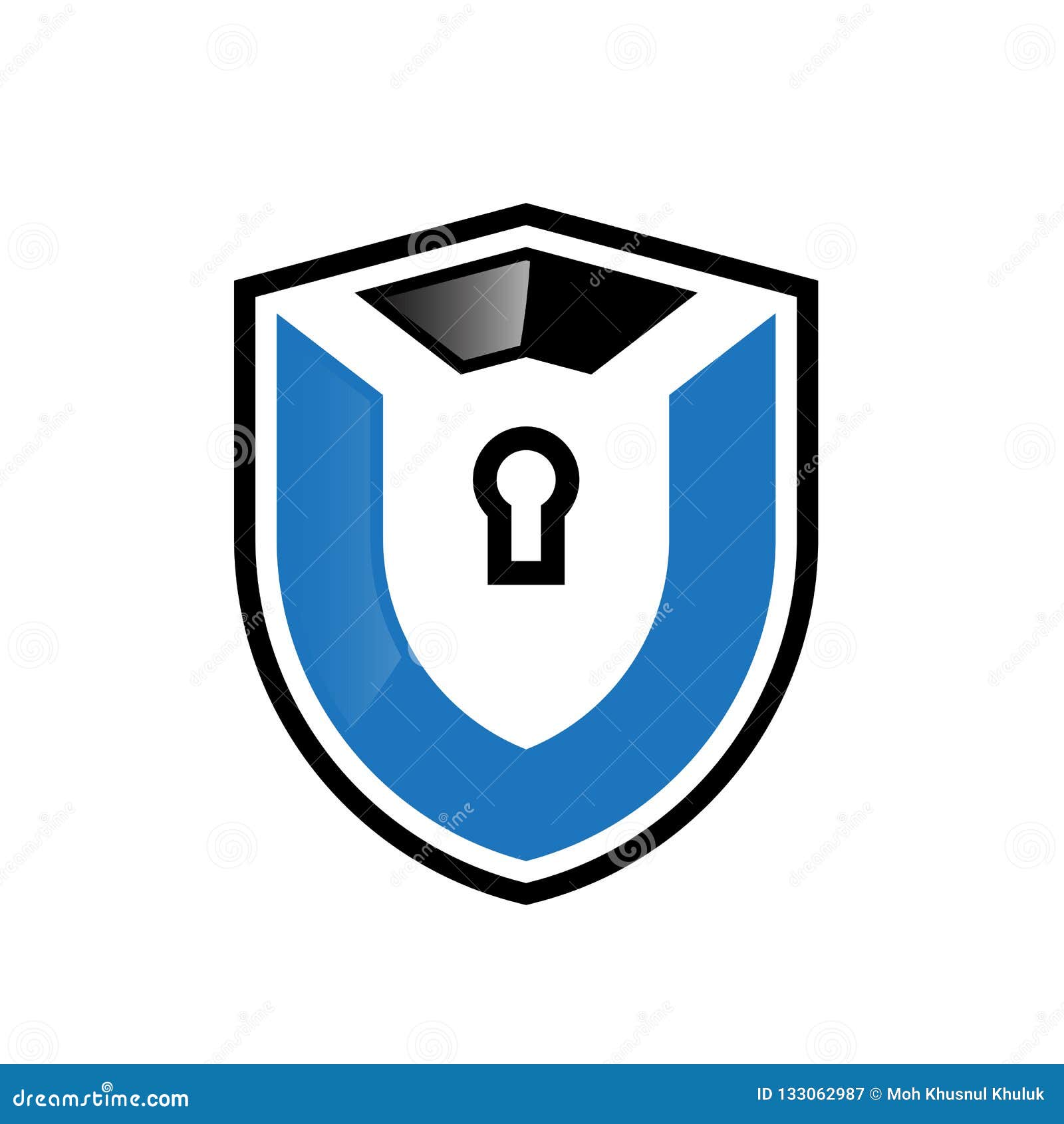 Initial Letter V Shield Security Logo Vector Stock Vector ...