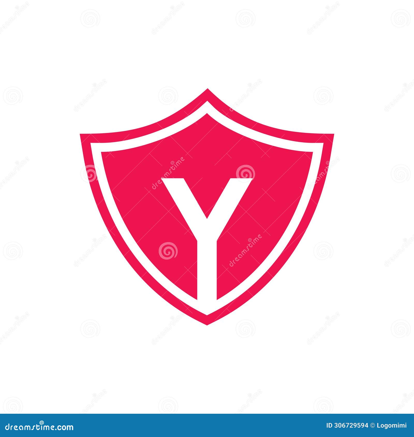 Initial Letter Y Shield Logo Icon Design Template Elements - Vector ...