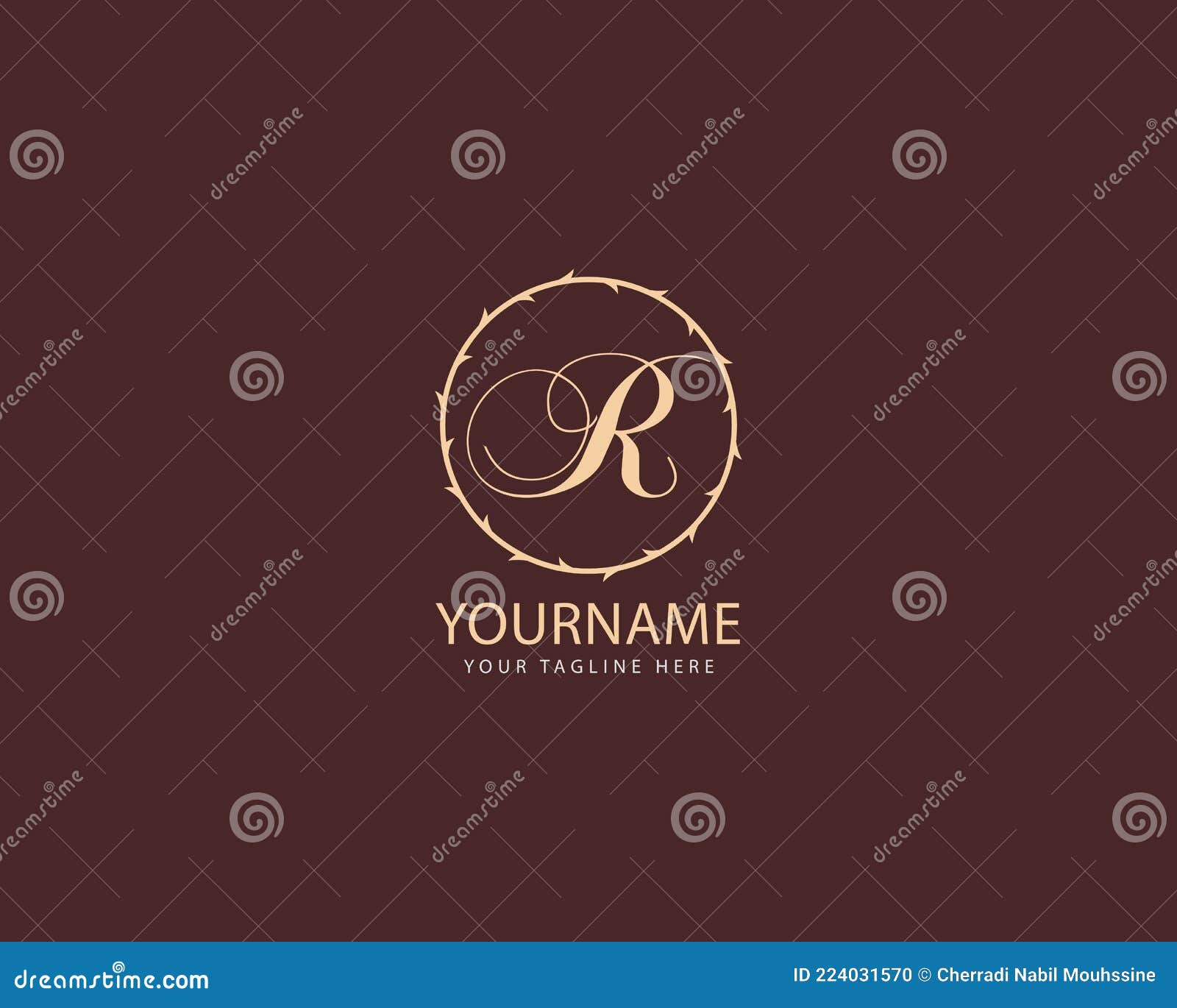 Initial Letters Alphabet R Logo Design Full Vector and Easy To Edit and ...