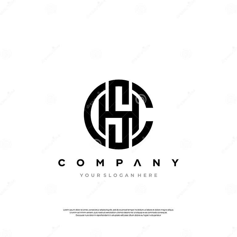 Initial Letters CHS Logo Designs Bundle Stock Vector - Illustration of ...