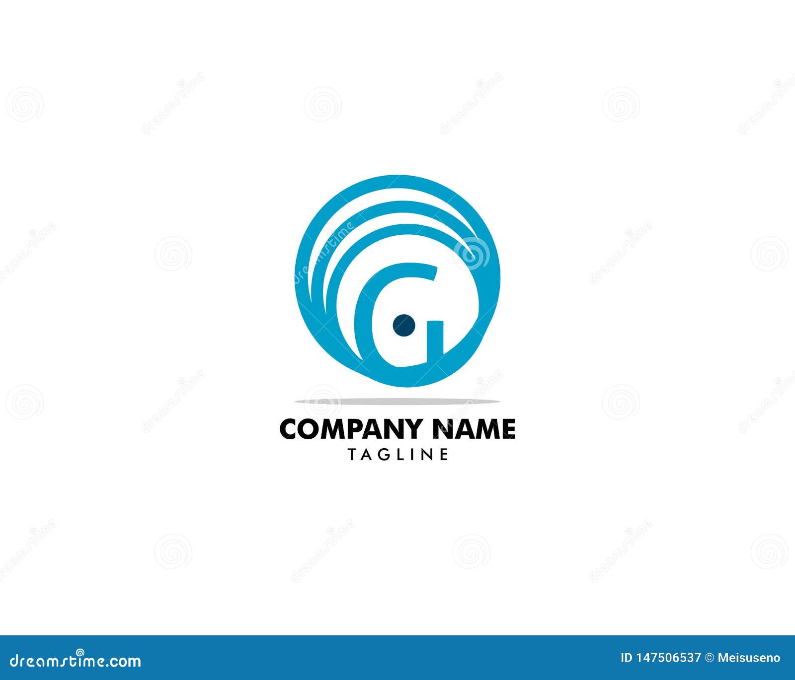 Initial Letters G Signal Logo Design Stock Vector - Illustration of ...