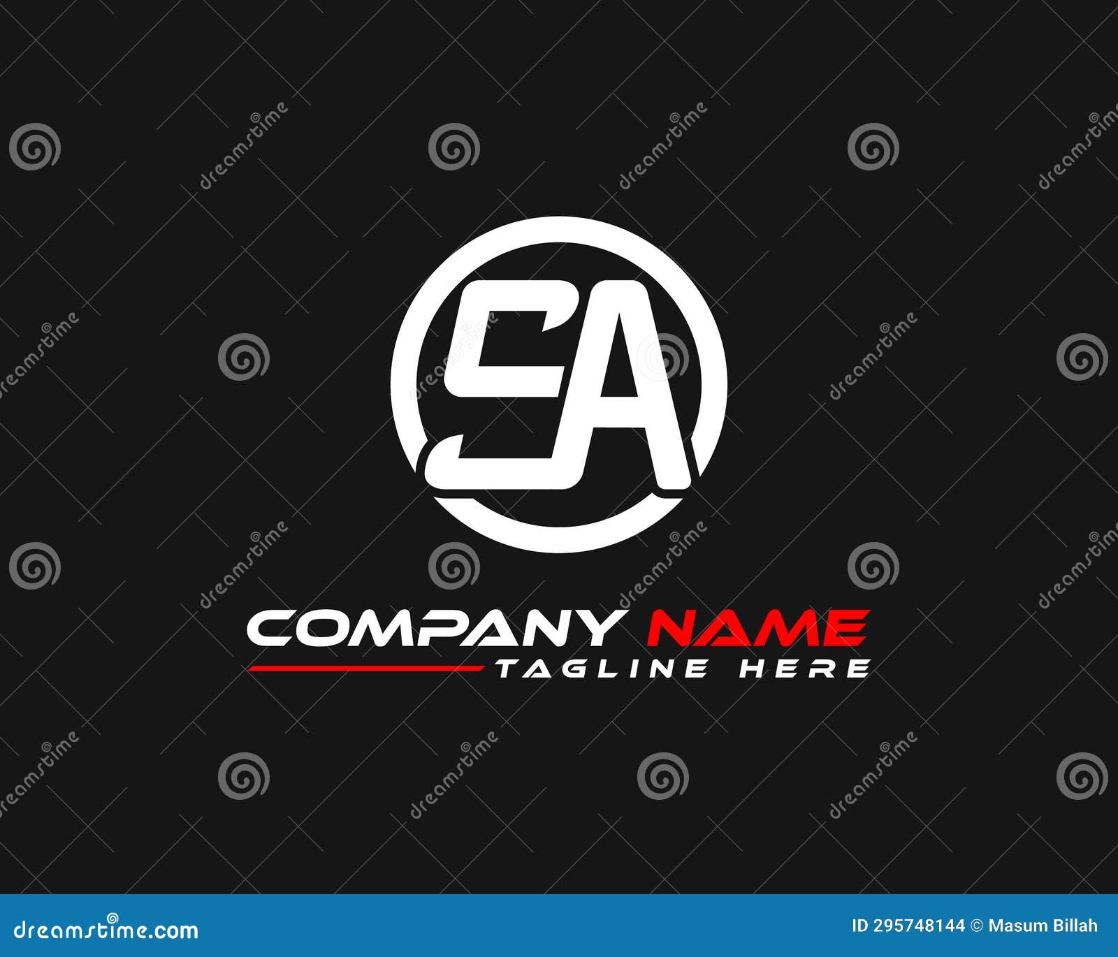 Initial Letters SA, AS Combination Minimal Logo Design Template. Stock ...