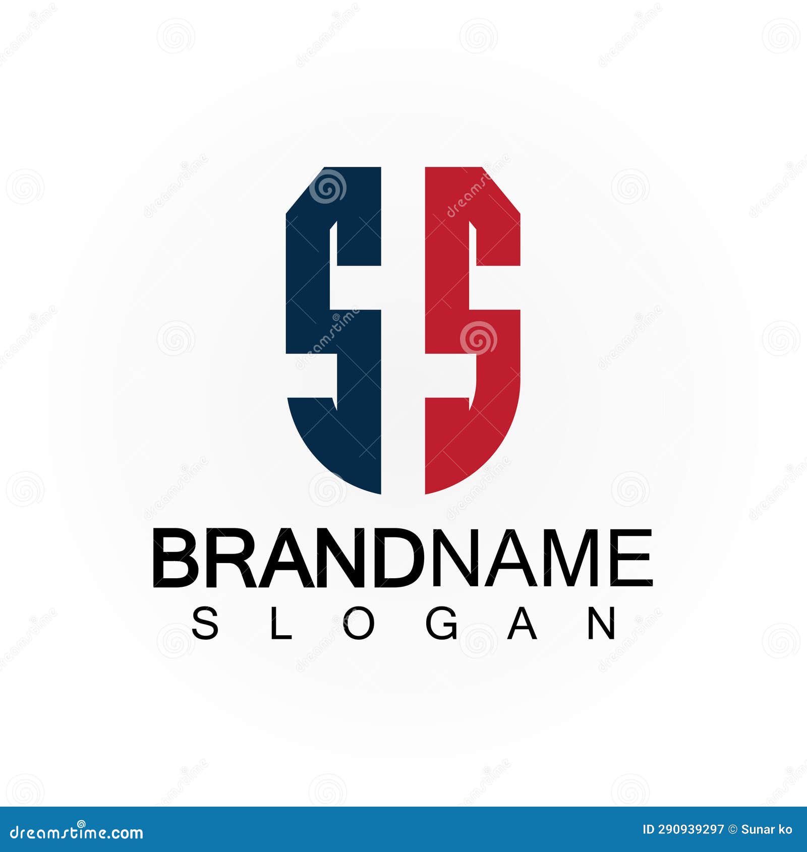 Initial Letters SS Logo Design Vector Template Stock Illustration ...