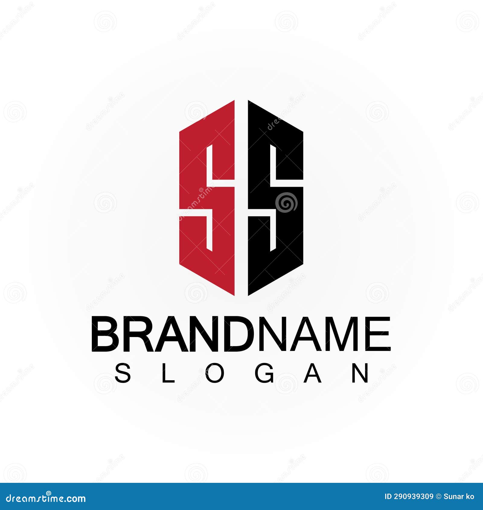 Initial Letters SS Logo Design Vector Template Stock Vector ...