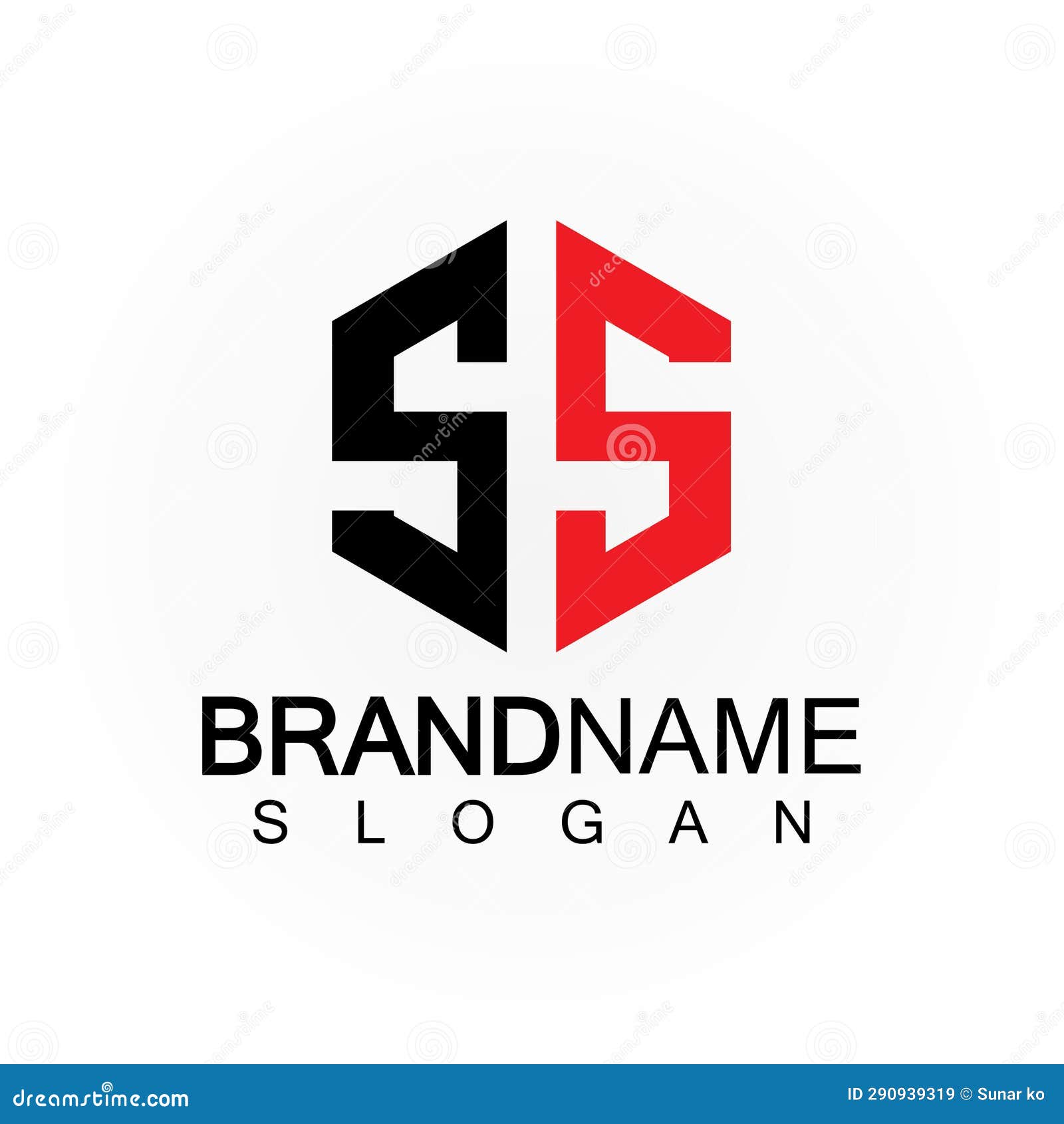 Initial Letters SS Logo Design Vector Template Stock Vector ...