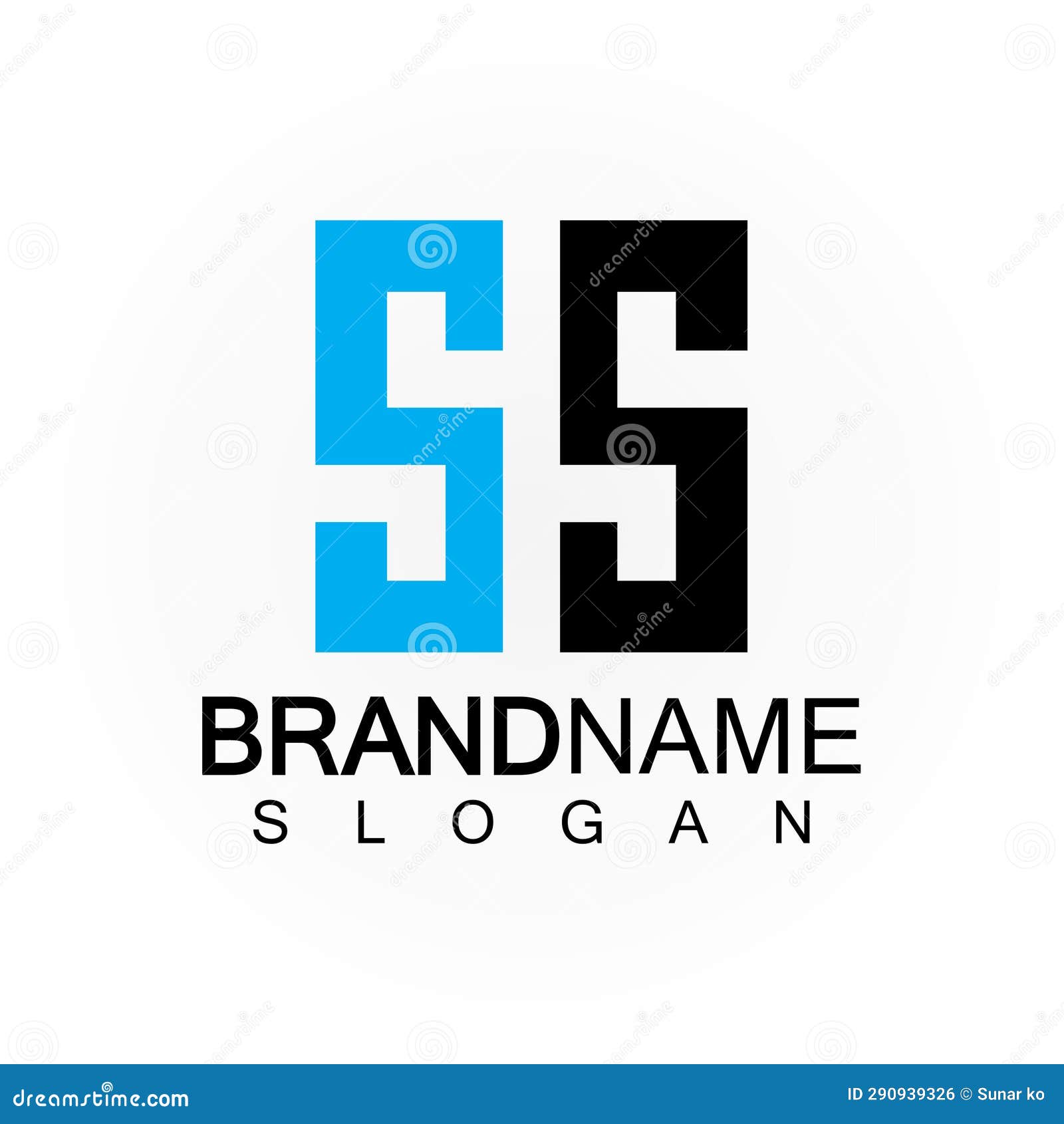 Initial Letters SS Logo Design Vector Template Stock Vector ...