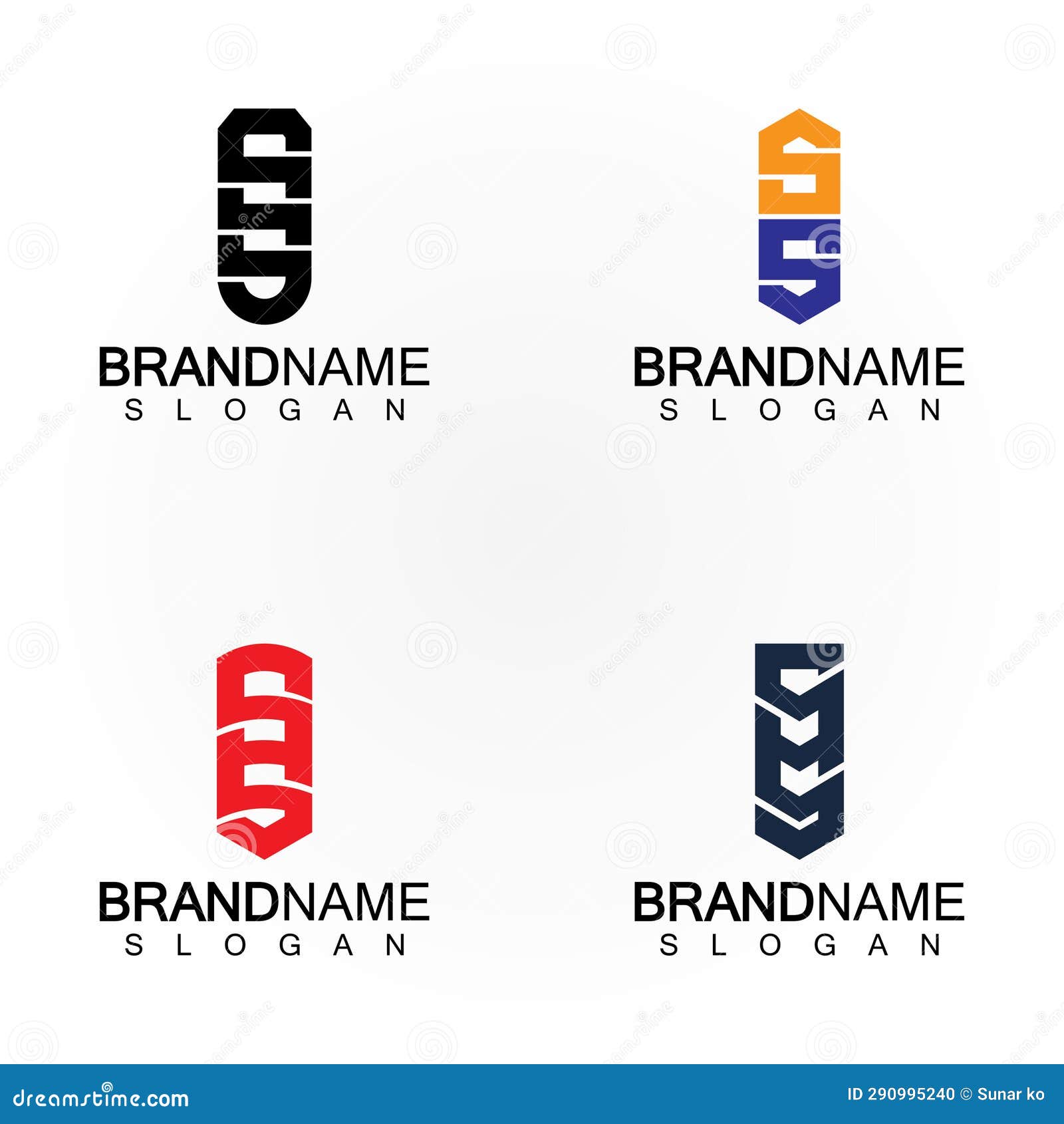 Initial Letters SS Logo Design Vector Template Stock Vector ...