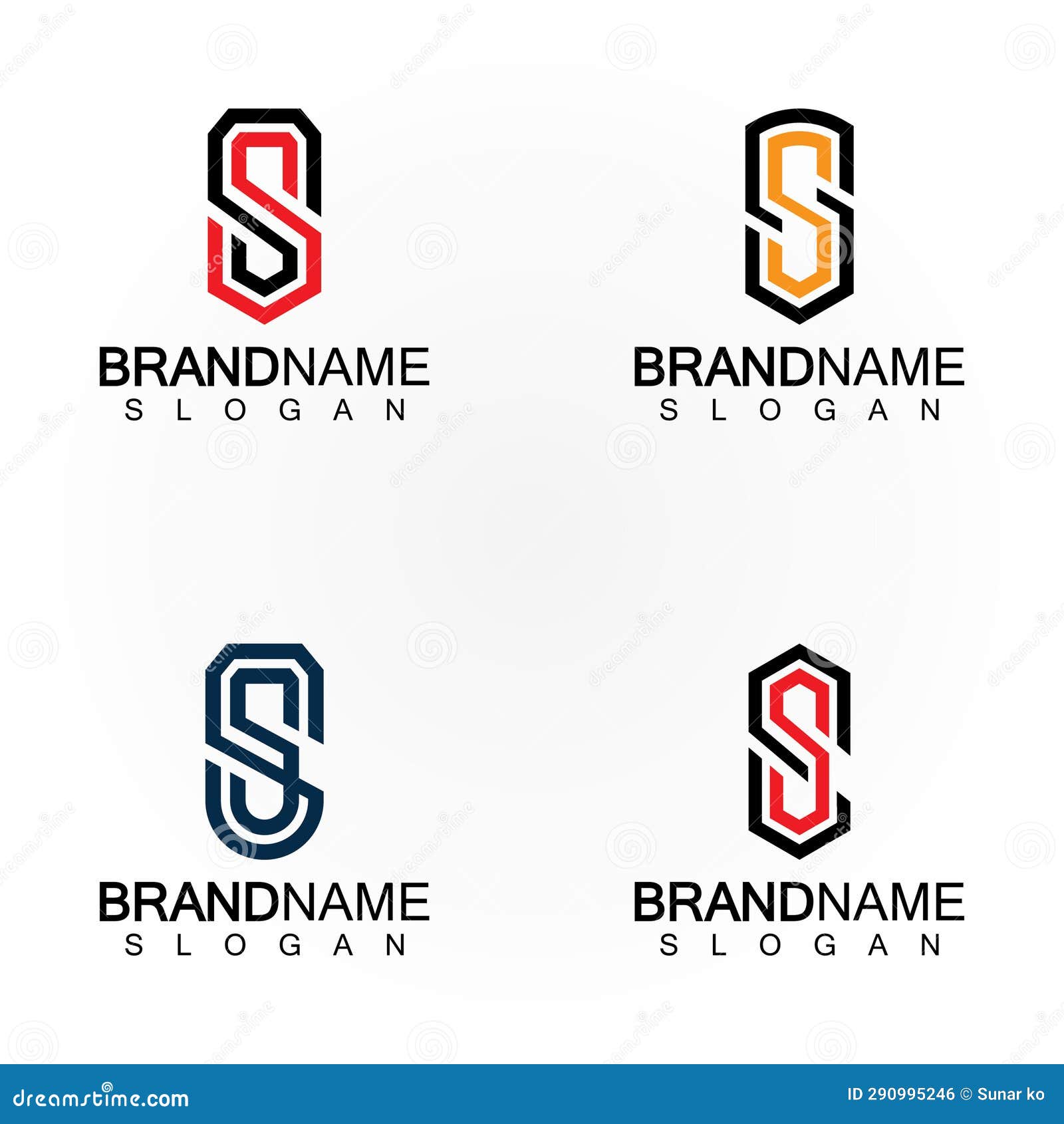 Initial Letters SS Logo Design Vector Template Stock Vector ...