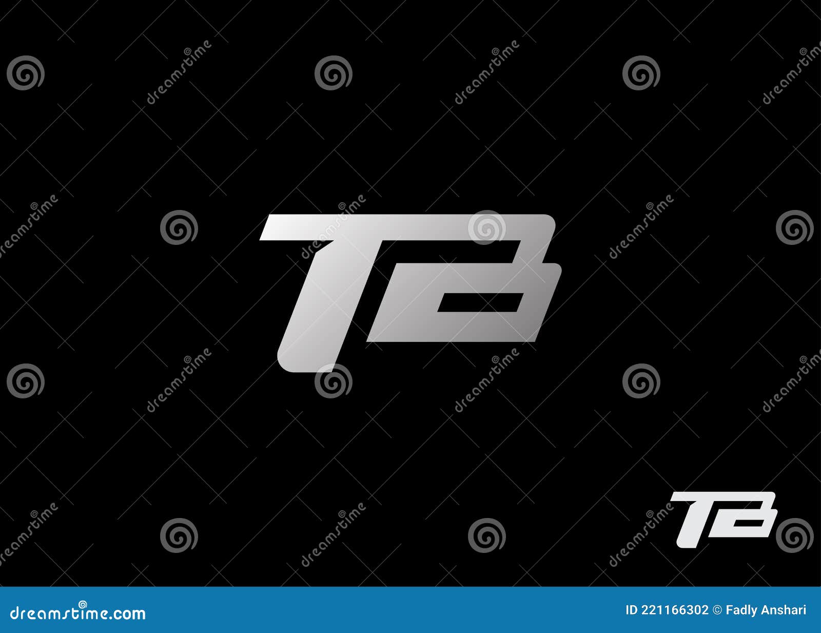 Initial Letters TB Monogram Logo Template. Vector Illustration Stock ...