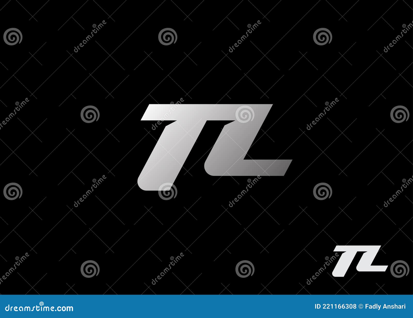 Initial Letters TL Monogram Logo Template. Vector Illustration Stock ...