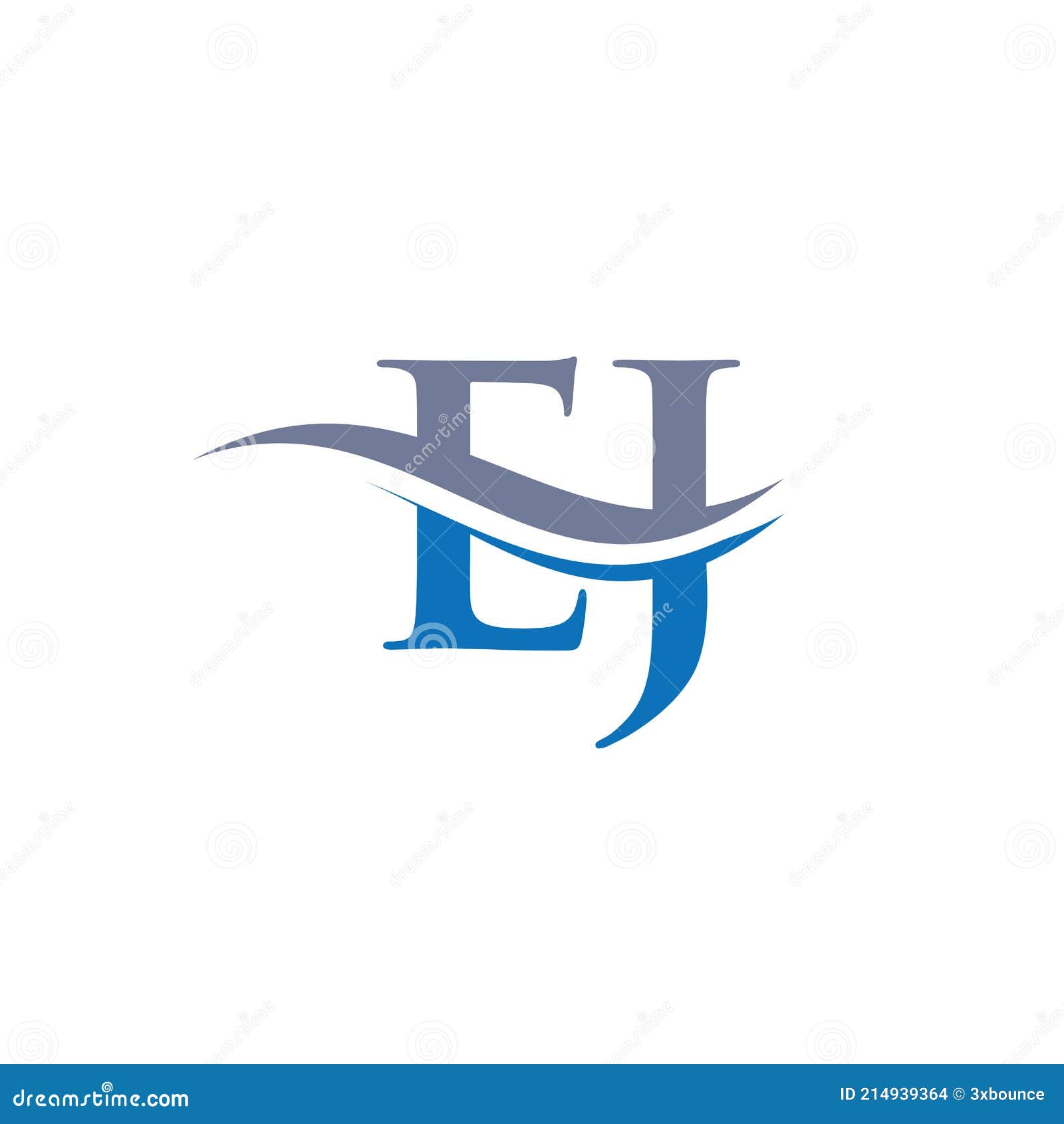 Initial Linked Letter EJ Logo Design. Modern Letter EJ Logo Design ...