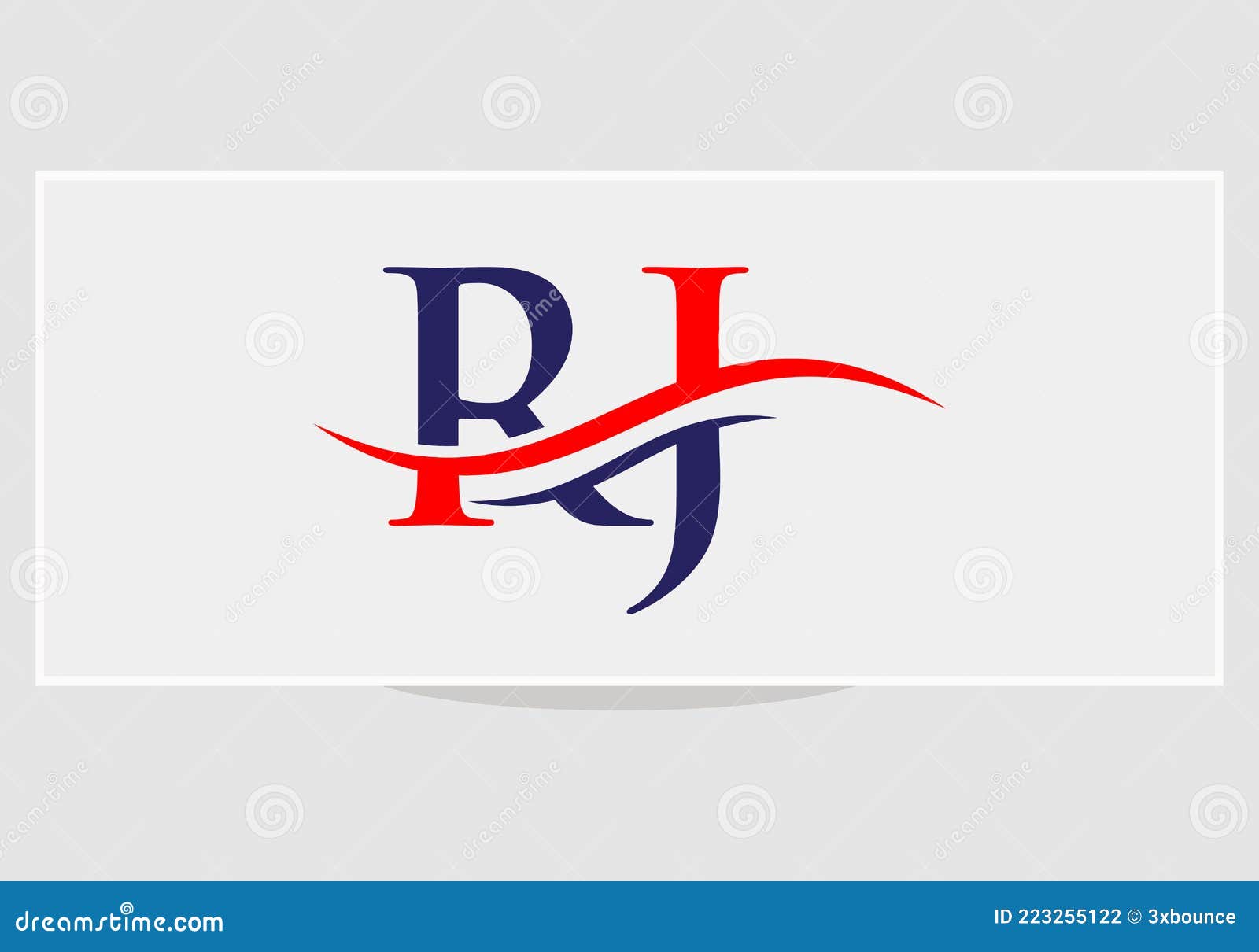 Initial Linked Letter RJ Logo Design. Modern Letter RJ Logo Design ...