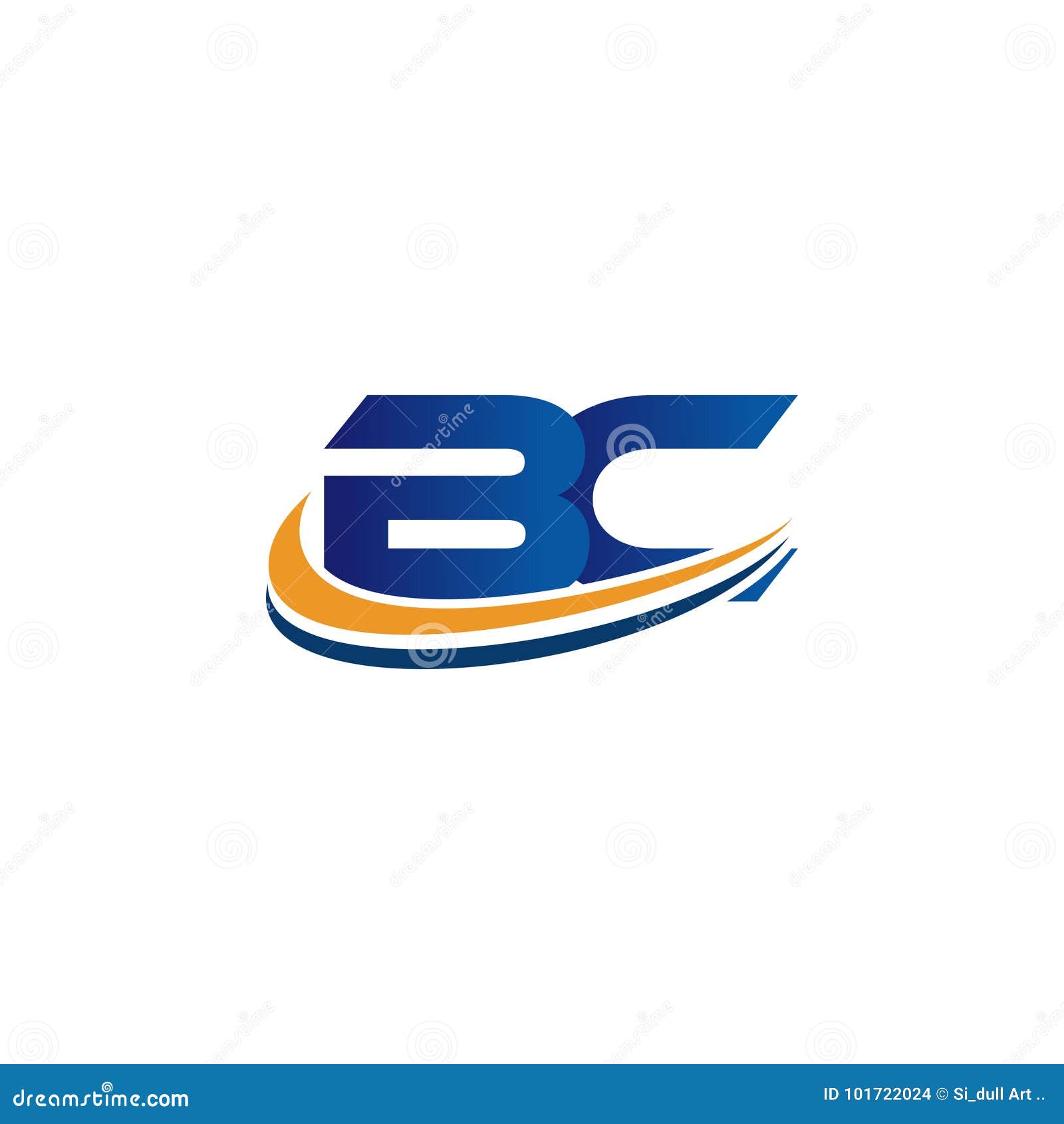 Initial logo design bc stock vector. Illustration of graphic - 101722024