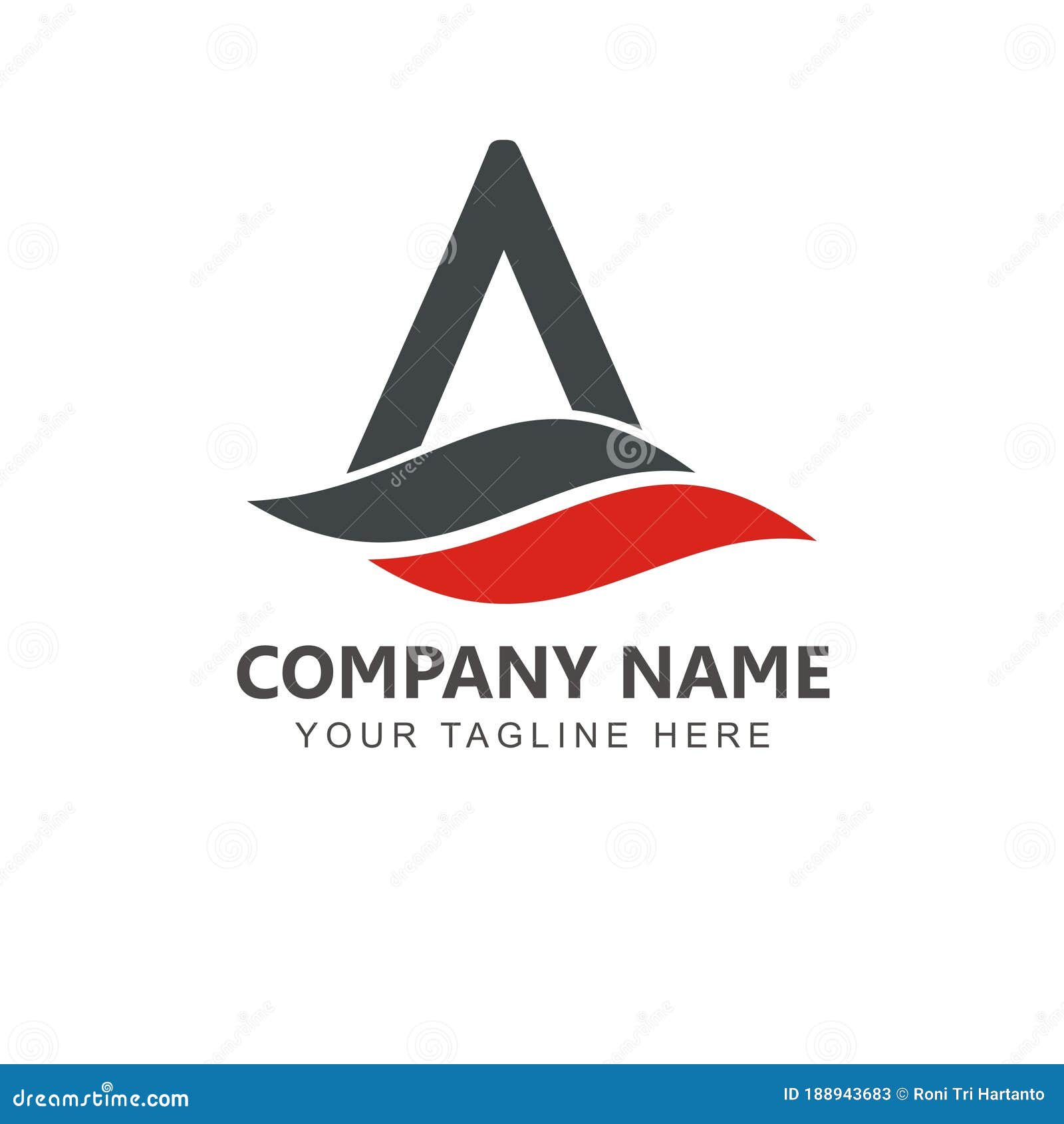 Initial a Logo Design Inspiration Stock Illustration - Illustration of ...