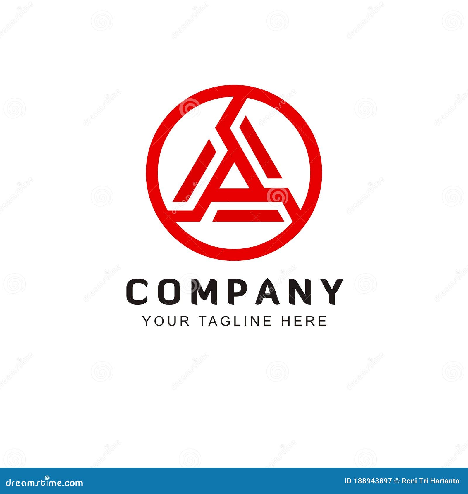 Initial a Logo Design Inspiration Stock Illustration - Illustration of ...