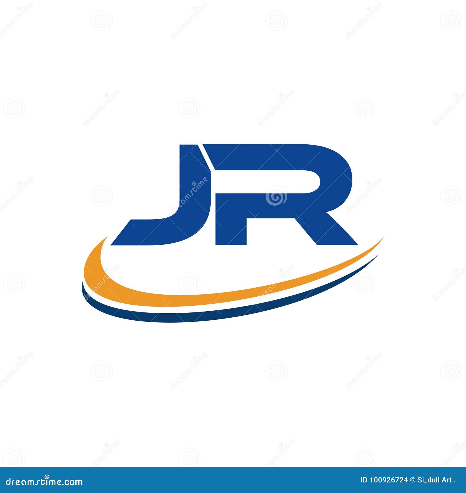 Initial logo design jr stock vector. Illustration of business - 100926724