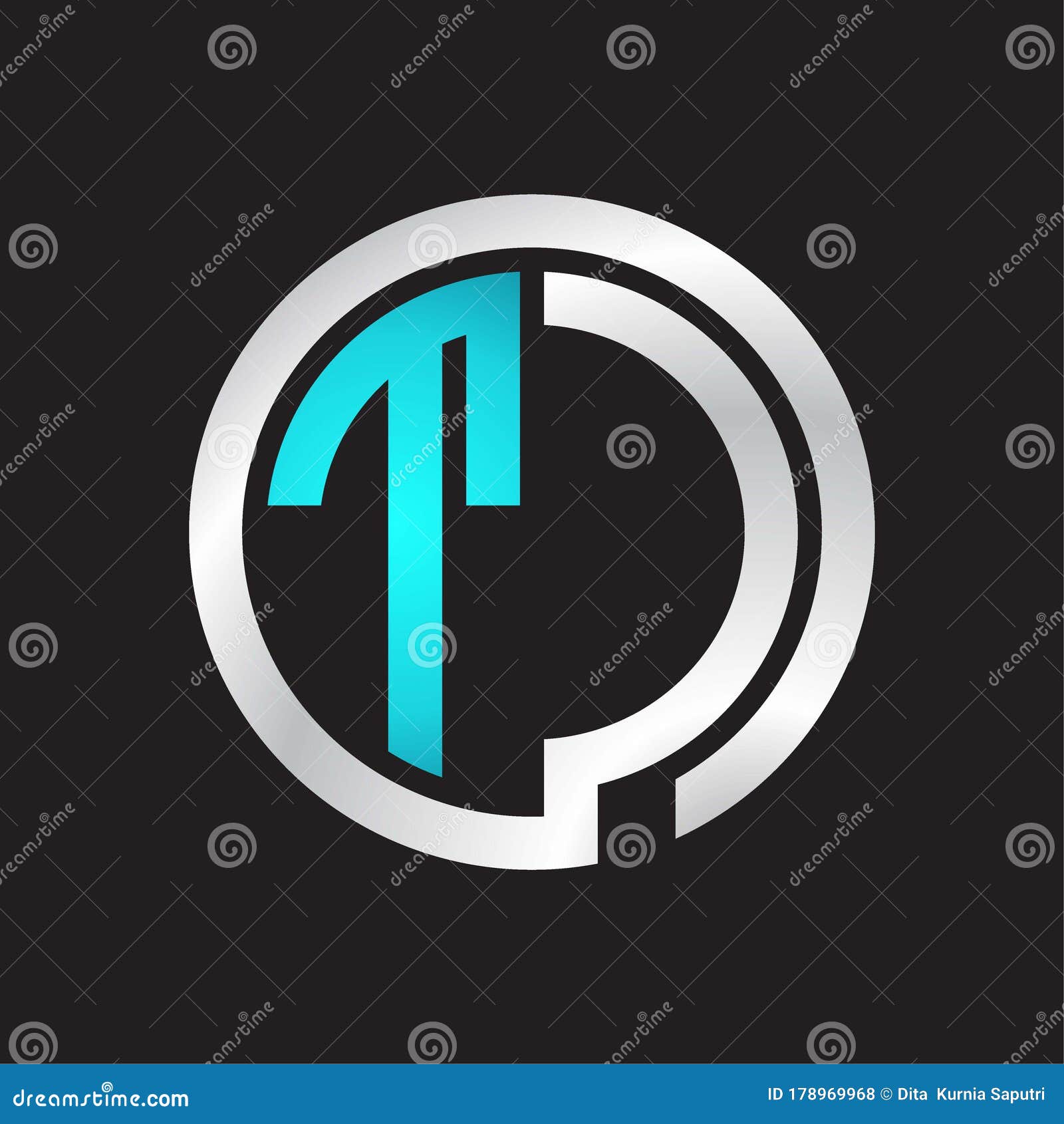 TC Initial Logo Linked Circle Monogram Stock Vector - Illustration of ...