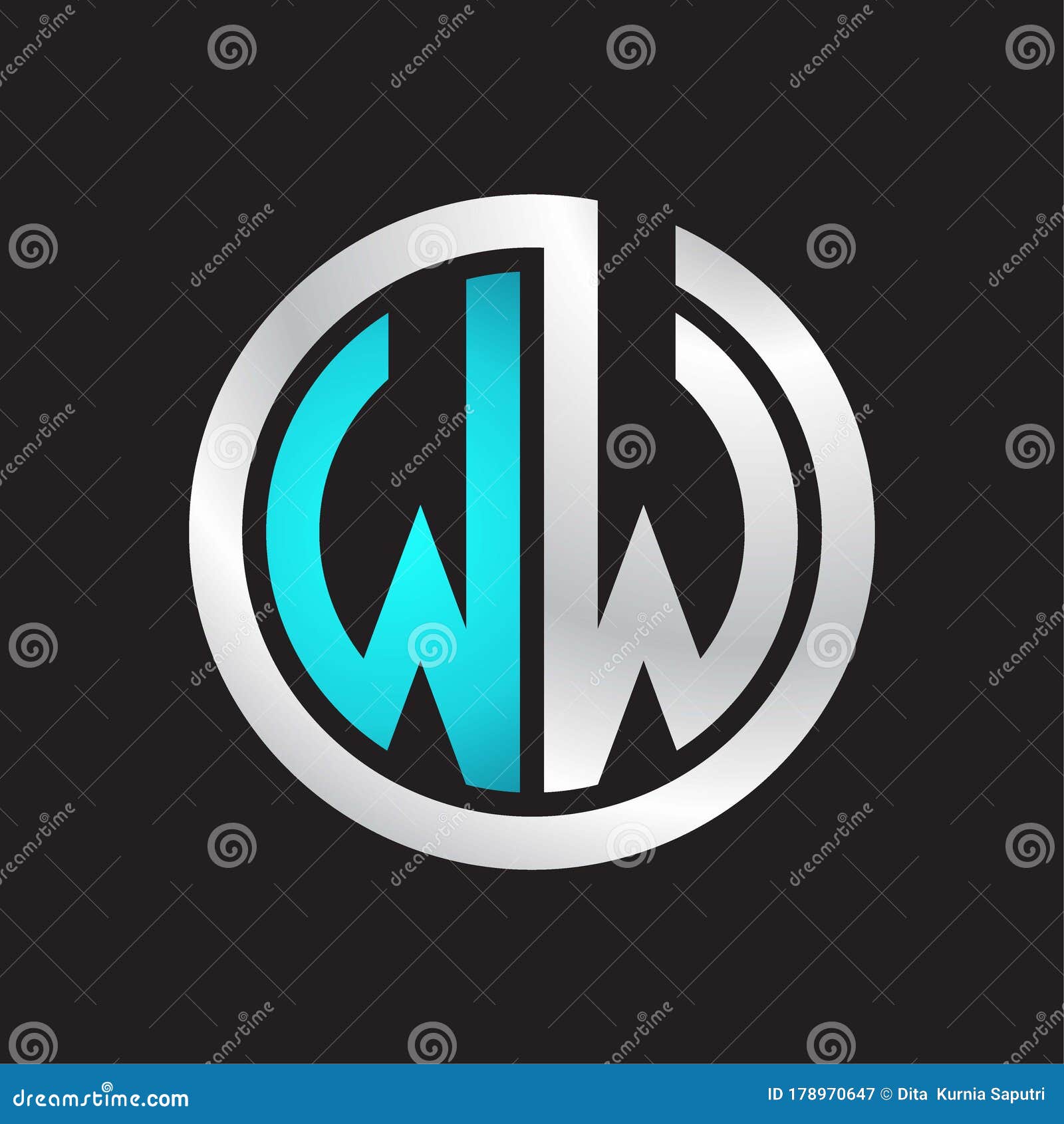 WW Initial Logo Linked Circle Monogram Stock Vector - Illustration of ... WW Initial Logo Linked Circle Monogram Stock Vector - Illustration of ...
