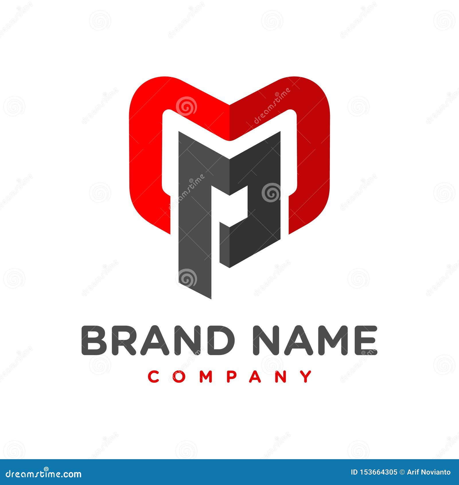 Initial logo MP stock vector. Illustration of logo, black - 153664305