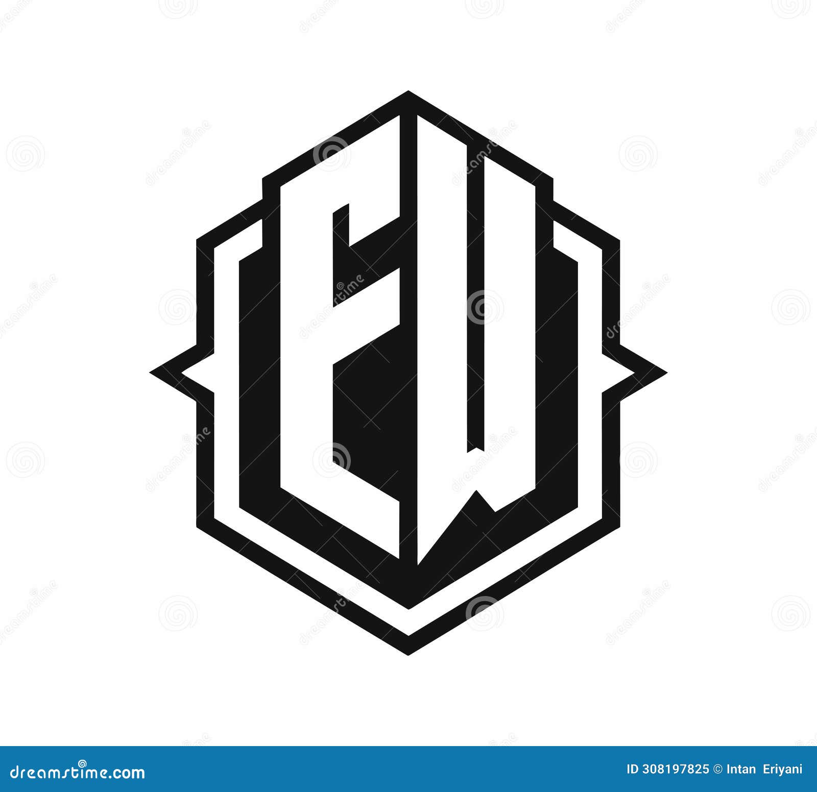 Initial Lowercase Letter EW Stock Vector - Illustration of graphic ...