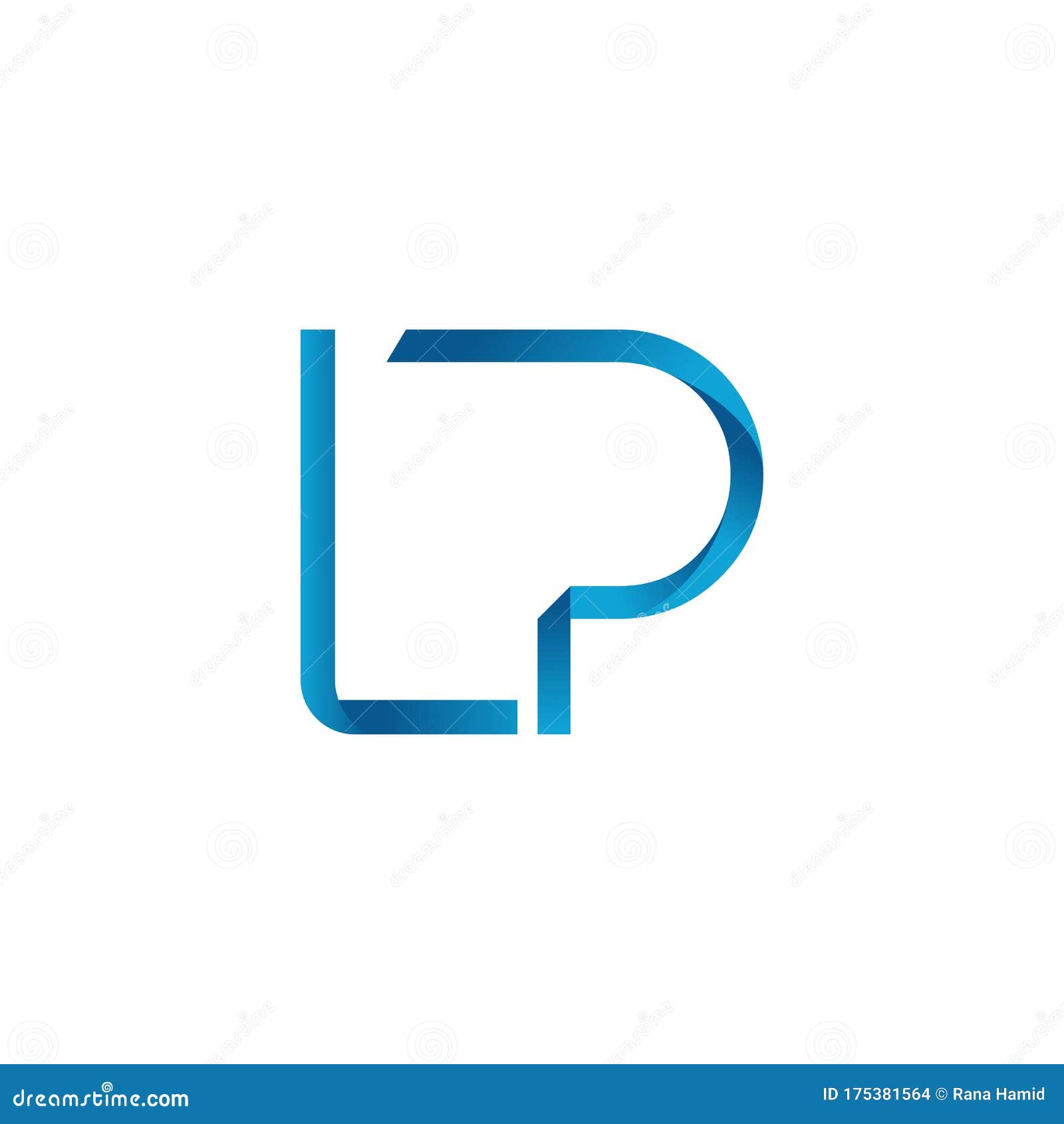 Initial LP Letter Business Logo Design Vector Template. Abstract Letter ...