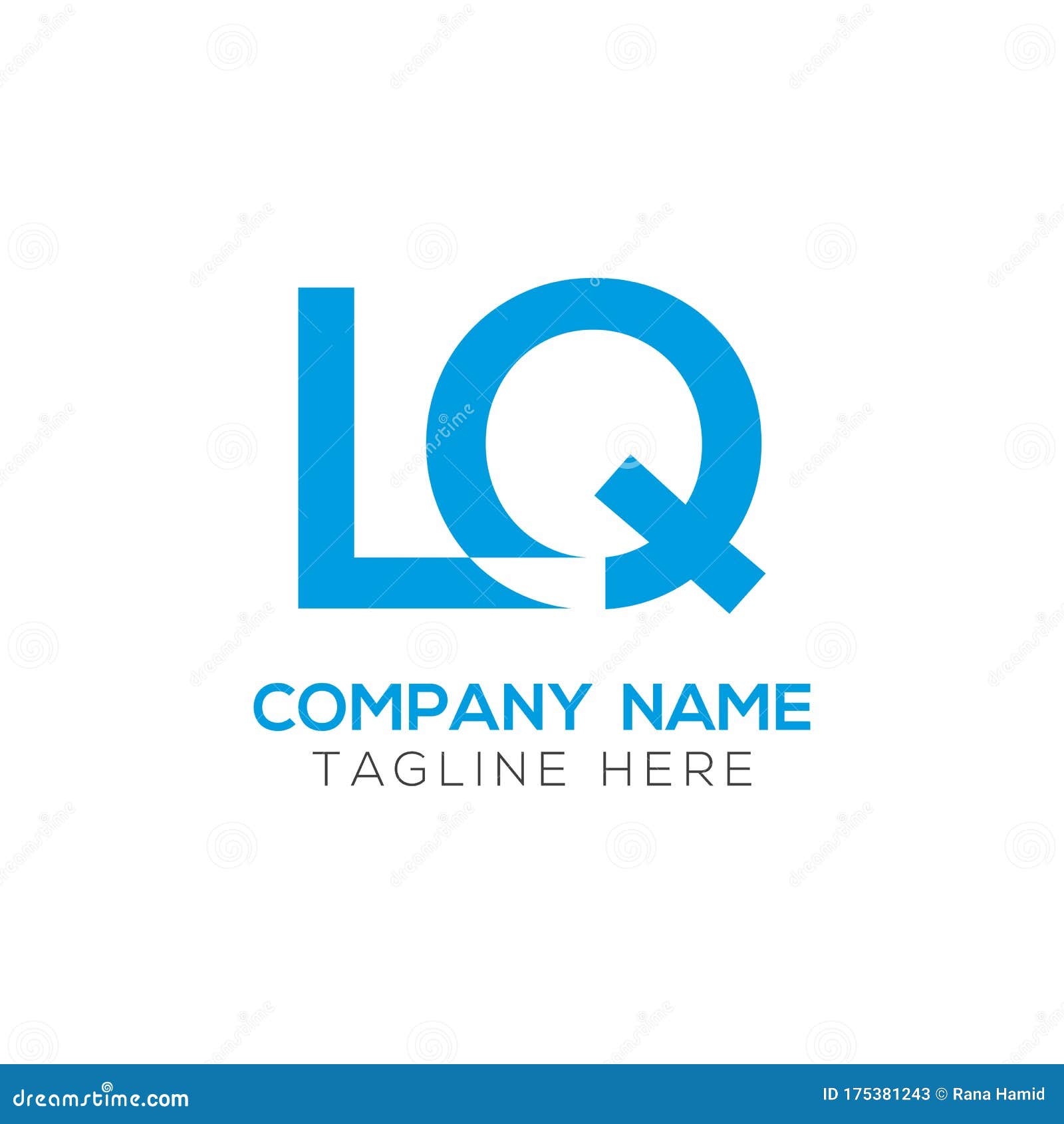 Initial LQ Letter Business Logo Design Vector Template. Abstract Letter ...