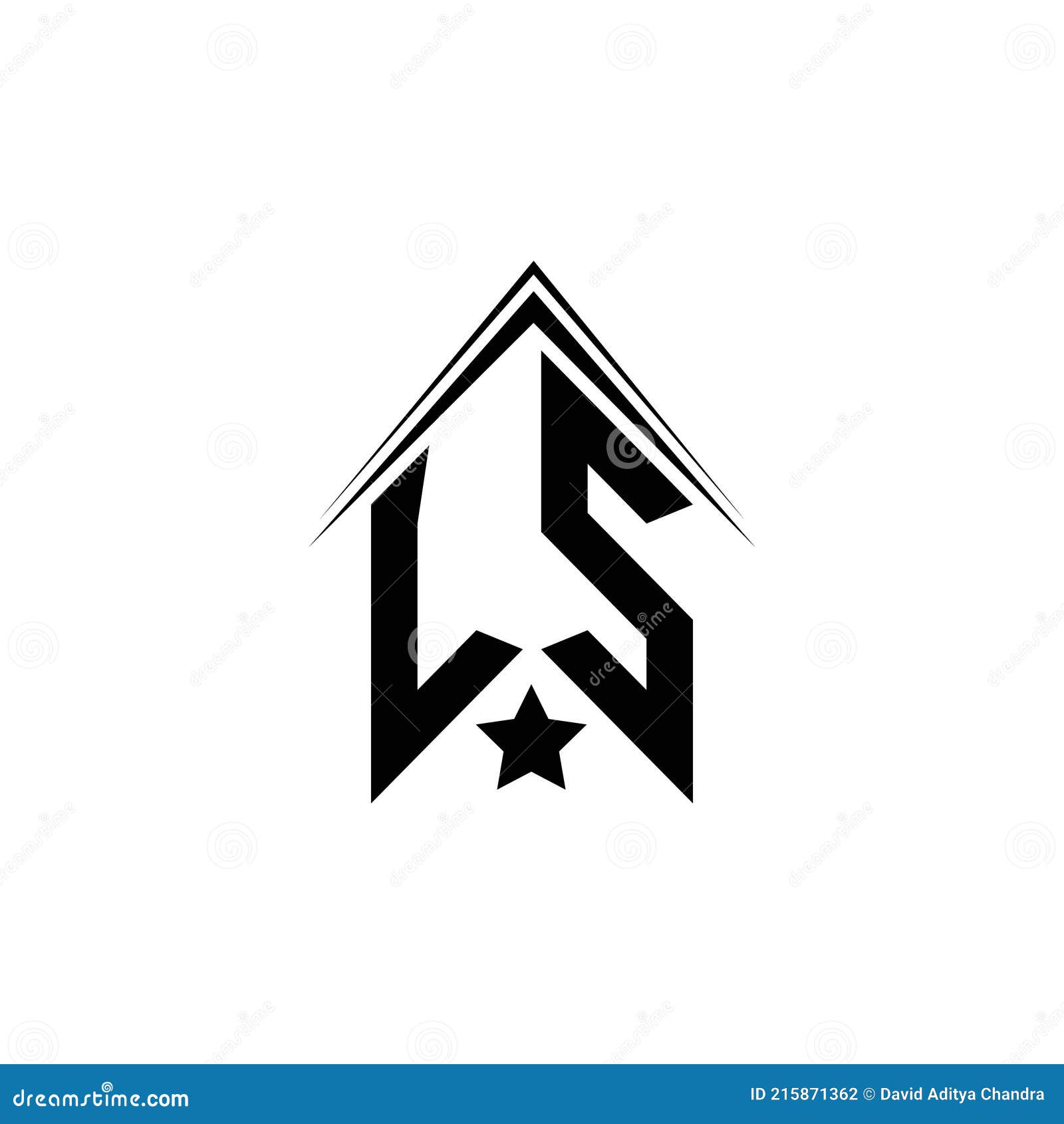 Initial LS Logo Design with Shape Style, Logo Business Branding Stock ...