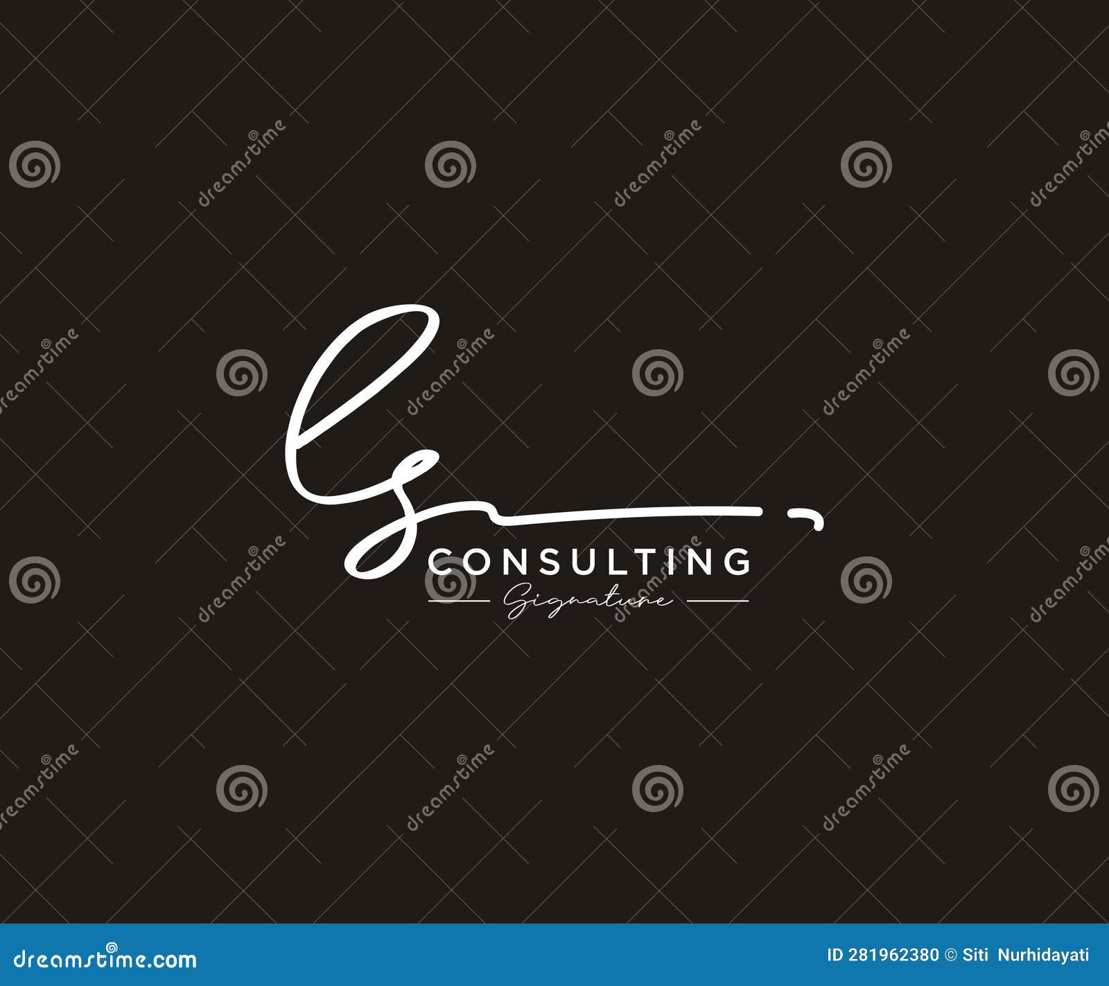 Initial LS Signature Logo Collection Template Vector. Hand Drawn ...