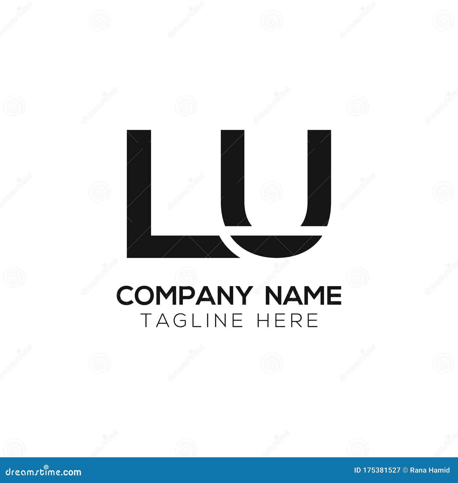 Initial LU Letter Business Logo Design Vector Template. Abstract Letter ...