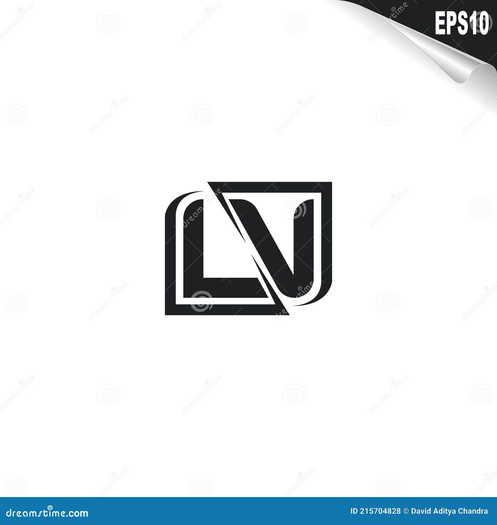 Initial LV Logo Design With Shape Style, Logo Business Branding Vector ...