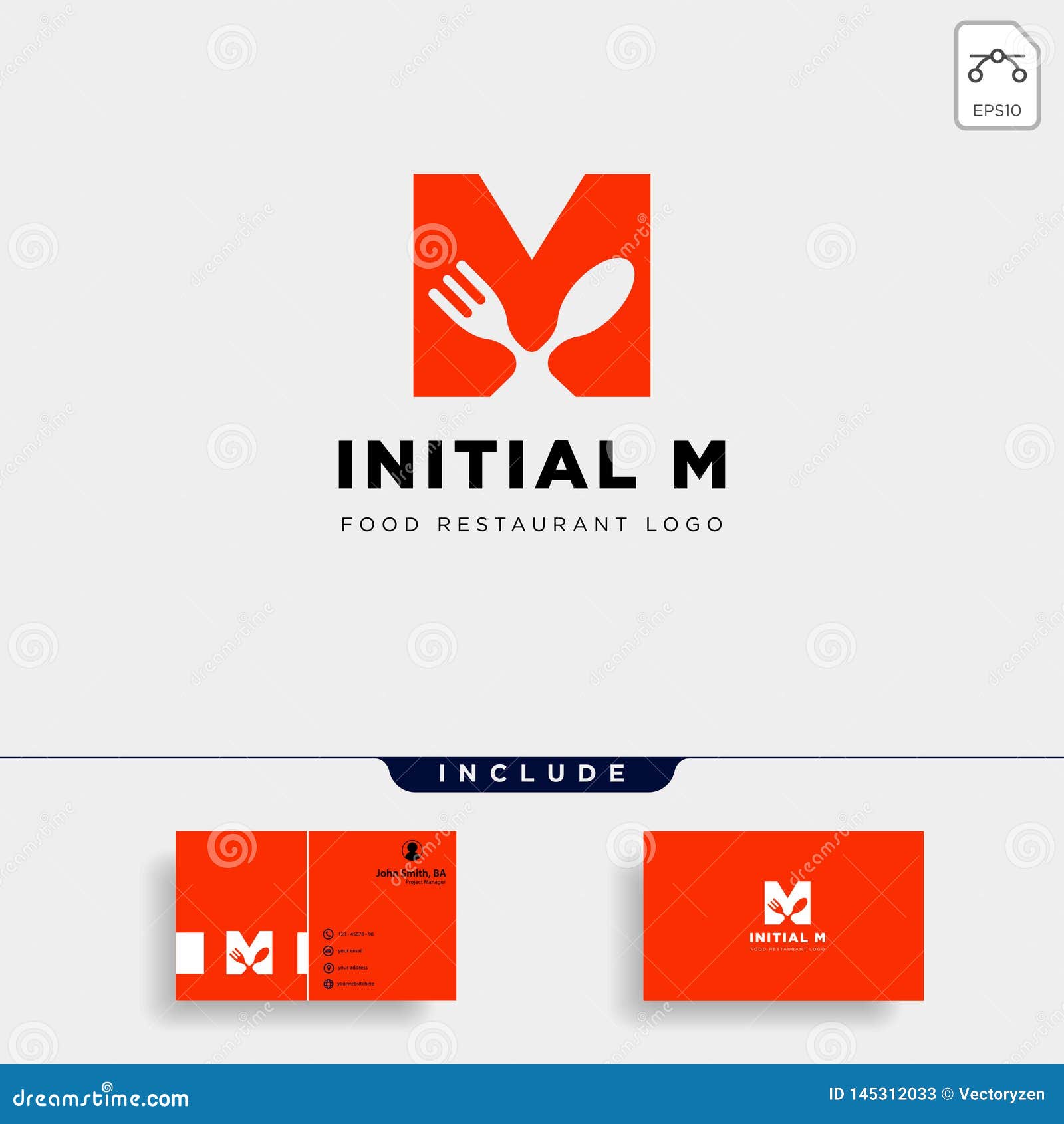 Initial M Food Equipment Simple Logo Template Icon Abstract Stock ...